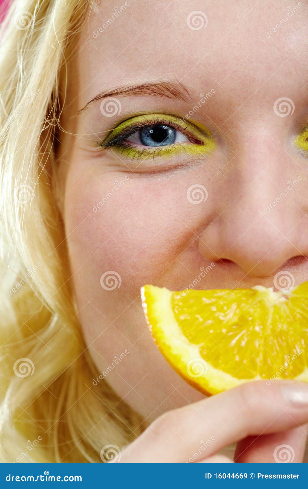 Lemon smile stock image. Image of healthy, feminine, glam - 16044669