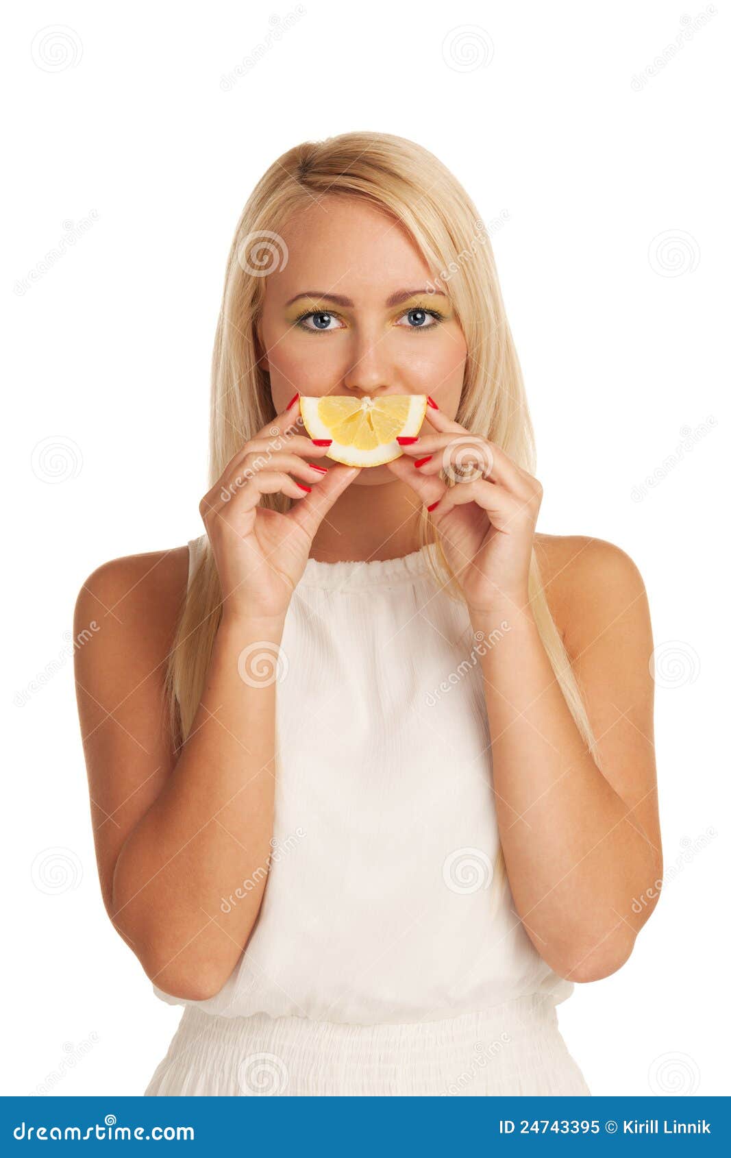 Lemon smile stock image. Image of ripe, looking, playful - 24743395