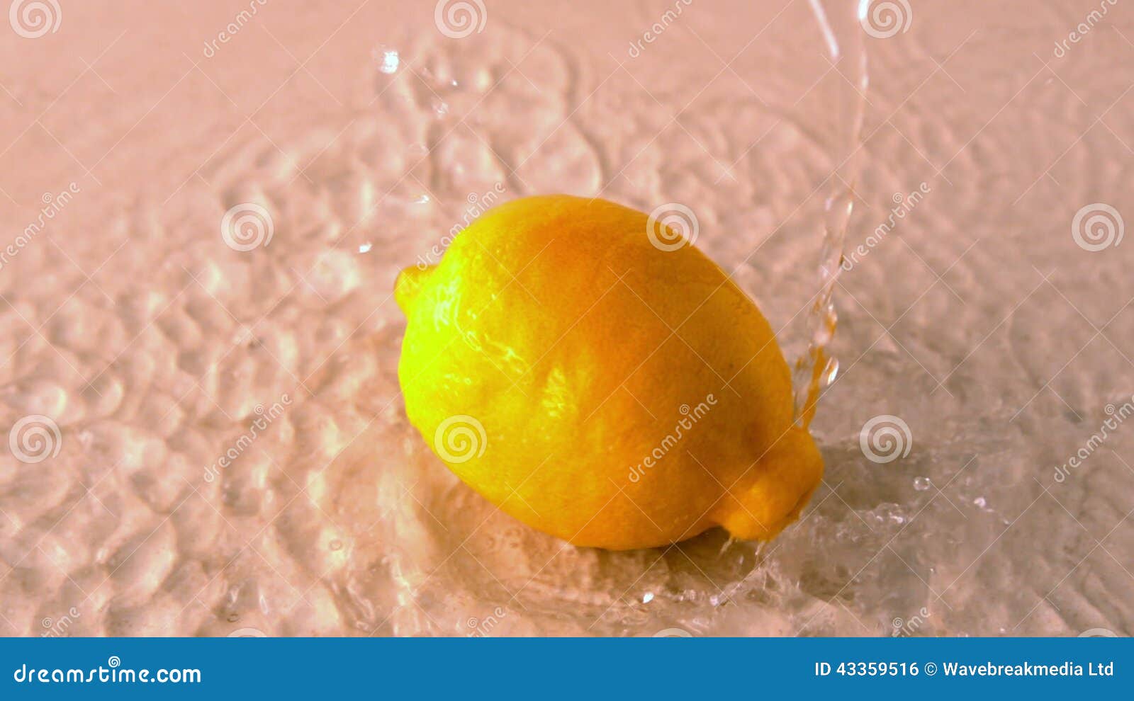 Lemon Spinning on Wet White Surface Stock Footage - Video of citrus ...