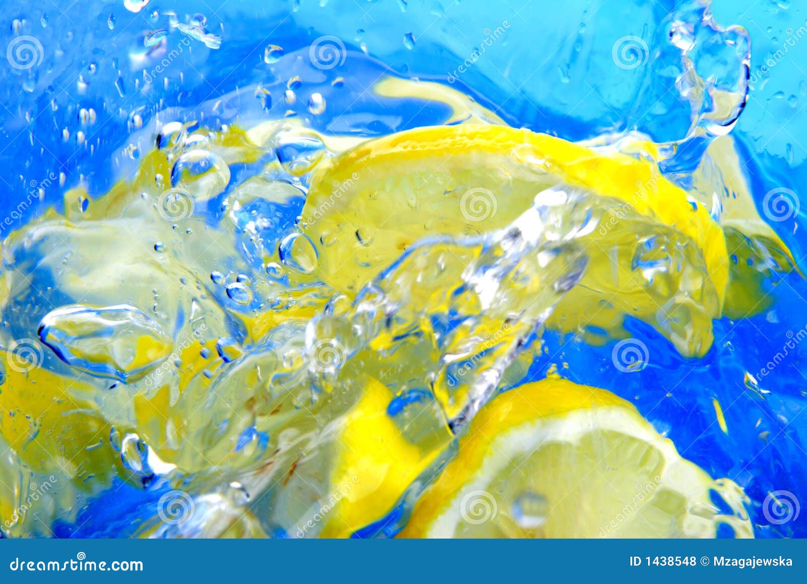 Lemon splash stock photo. Image of lemon, wash, round - 1438548