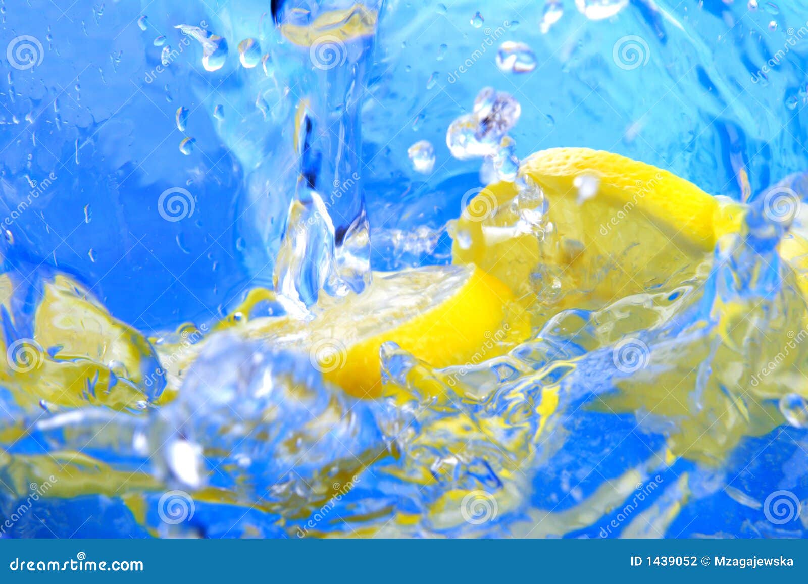 Lemon splash stock photo. Image of fresh, green, clean - 1439052