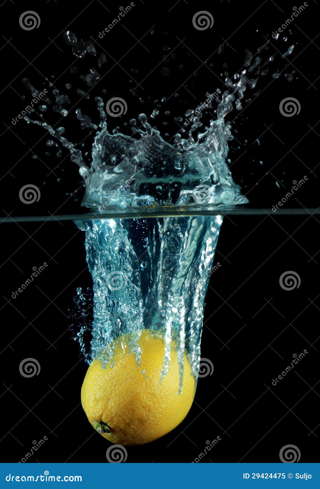 Lemon Splash stock image. Image of liquid, clean, yellow - 29424475