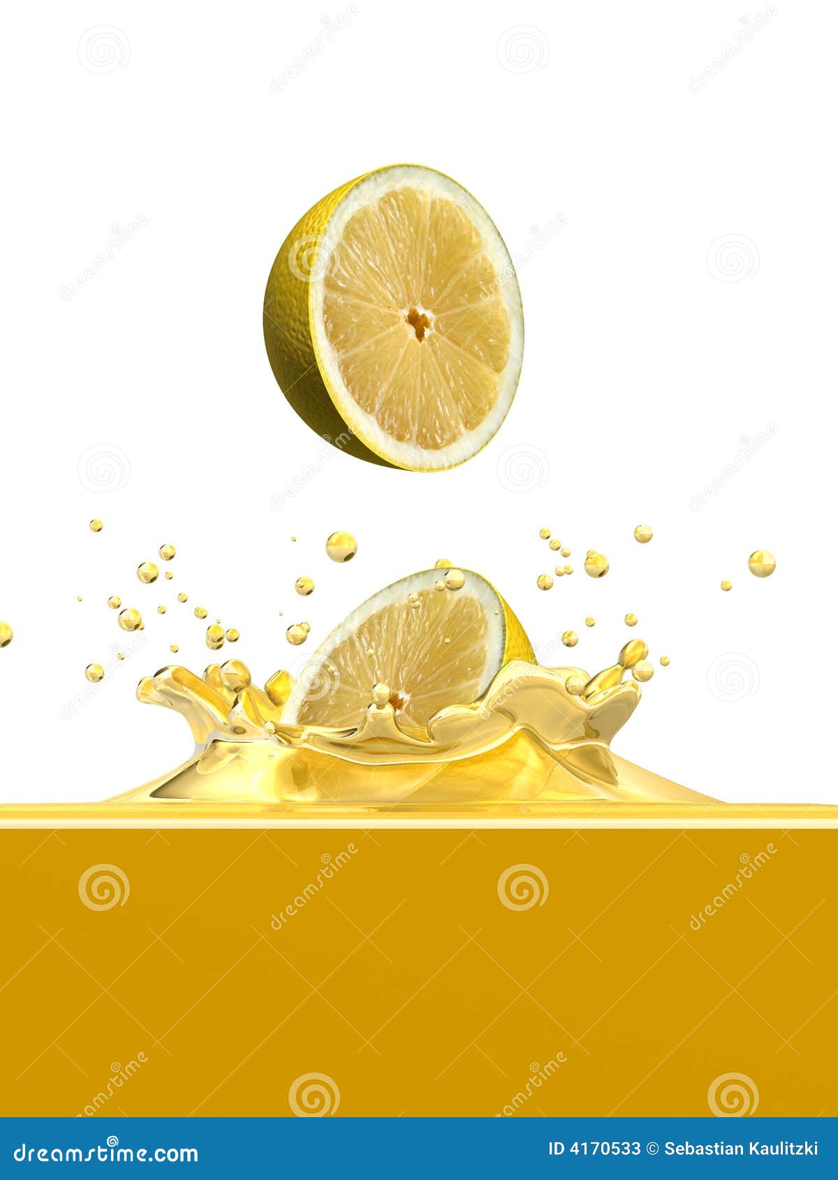 Lemon splash stock illustration. Illustration of cool - 4170533
