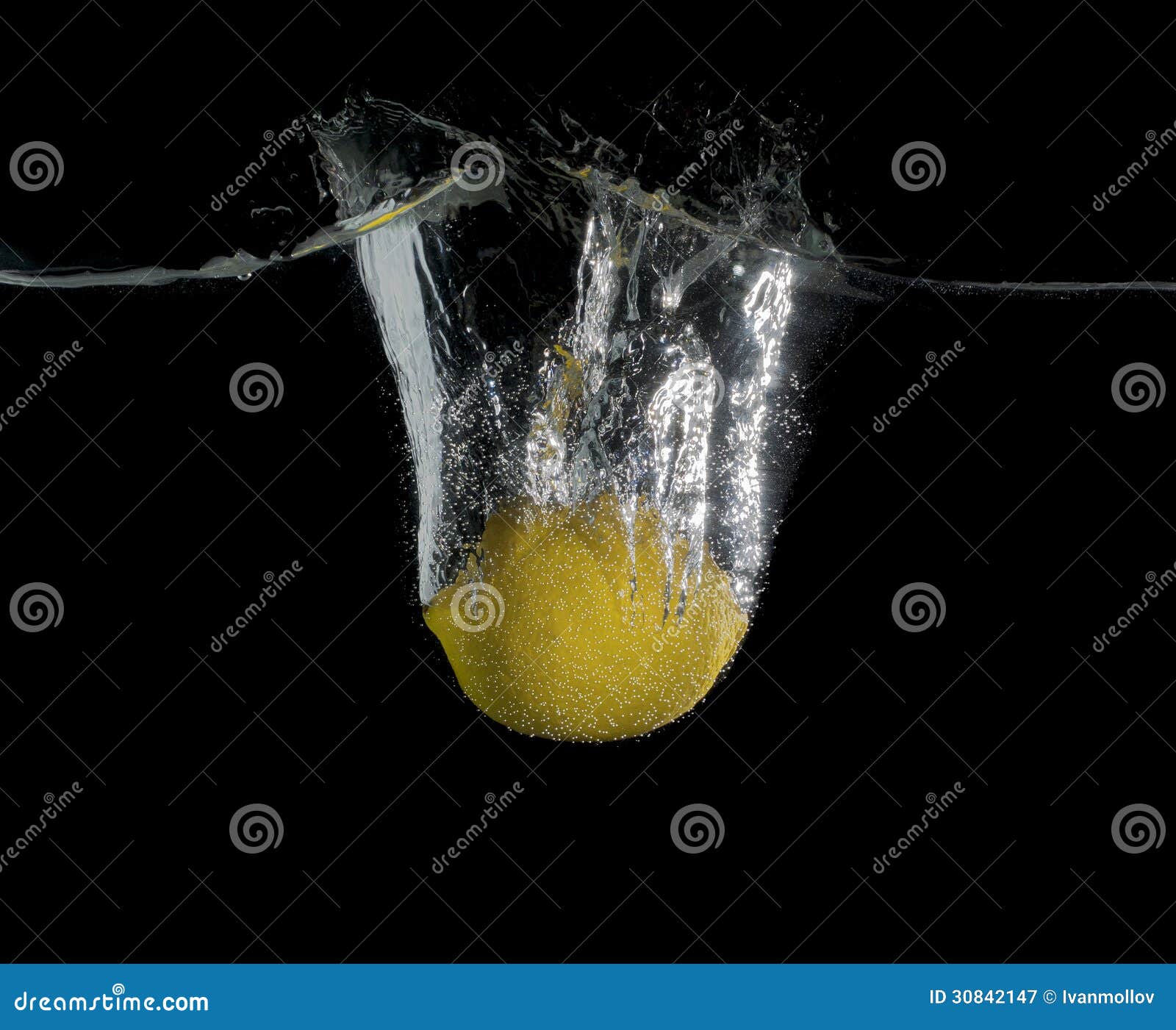 Lemon Splash stock image. Image of splash, liquid, vegetables - 30842147