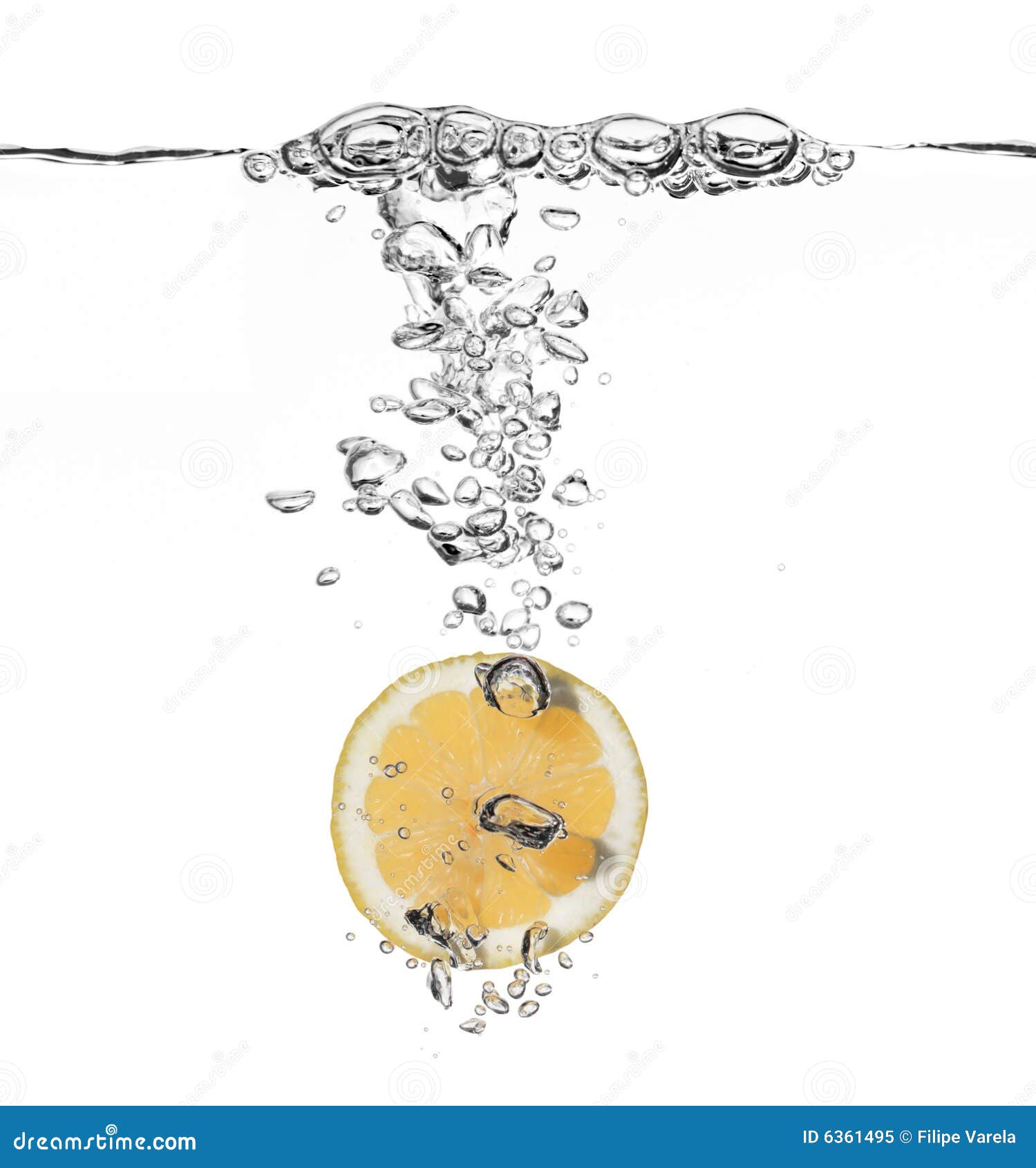 Lemon splash in water stock image. Image of environment - 6361495
