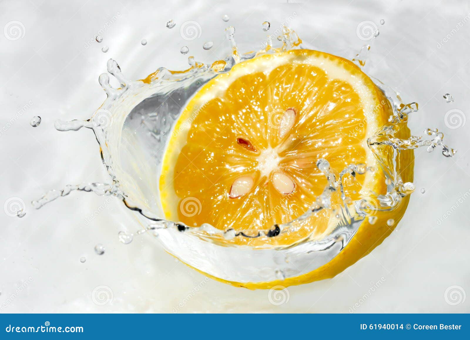 Lemon Splash stock photo. Image of fast, energetic, splash - 61940014