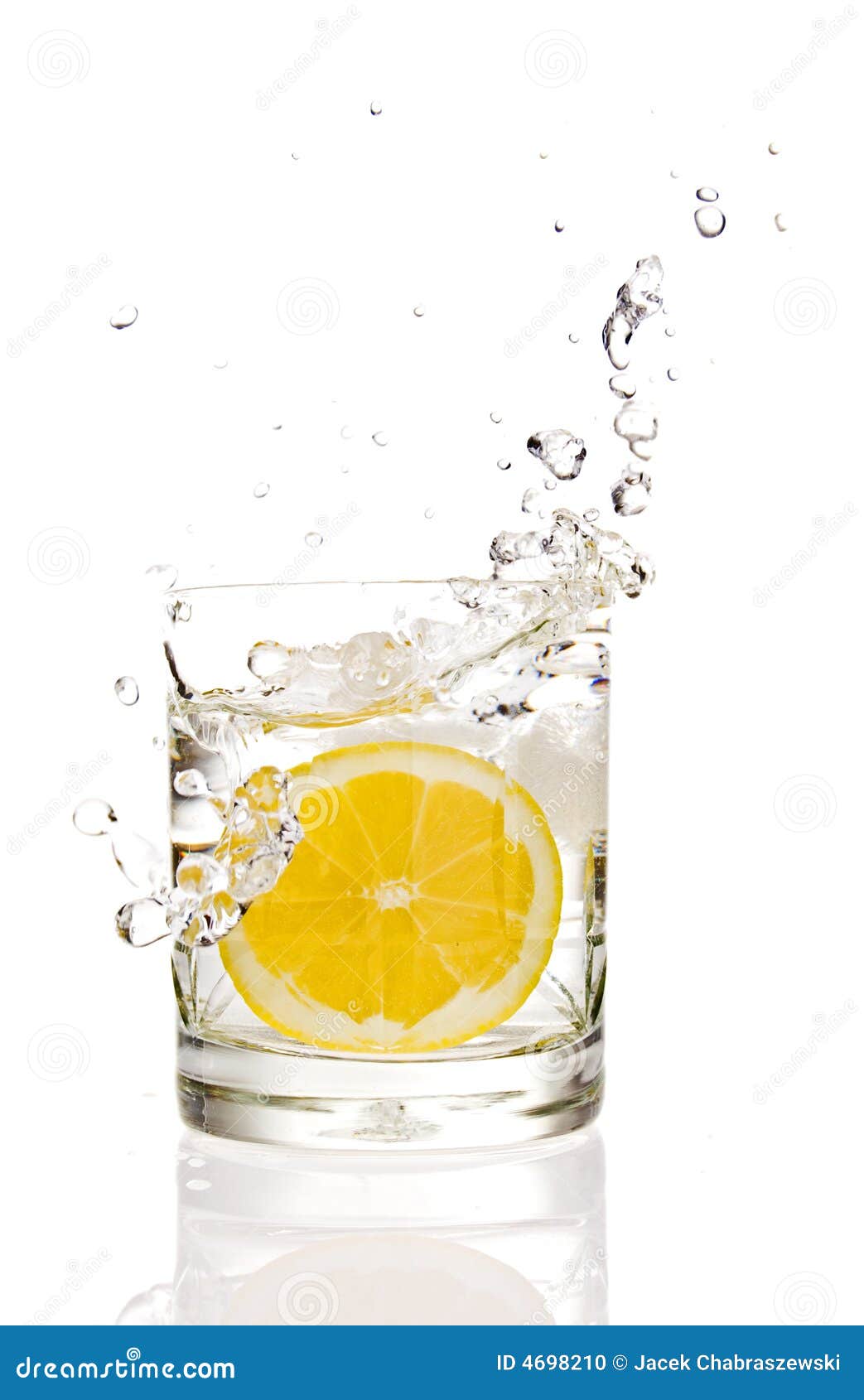 Lemon splashing in glass stock photo. Image of environment - 4698210