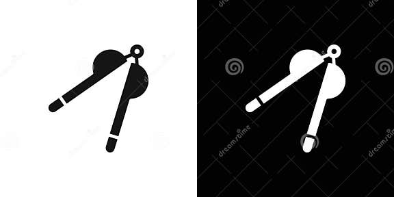 Lemon Squeezer Icon Flat Vector Set Outline Stock Vector - Illustration ...