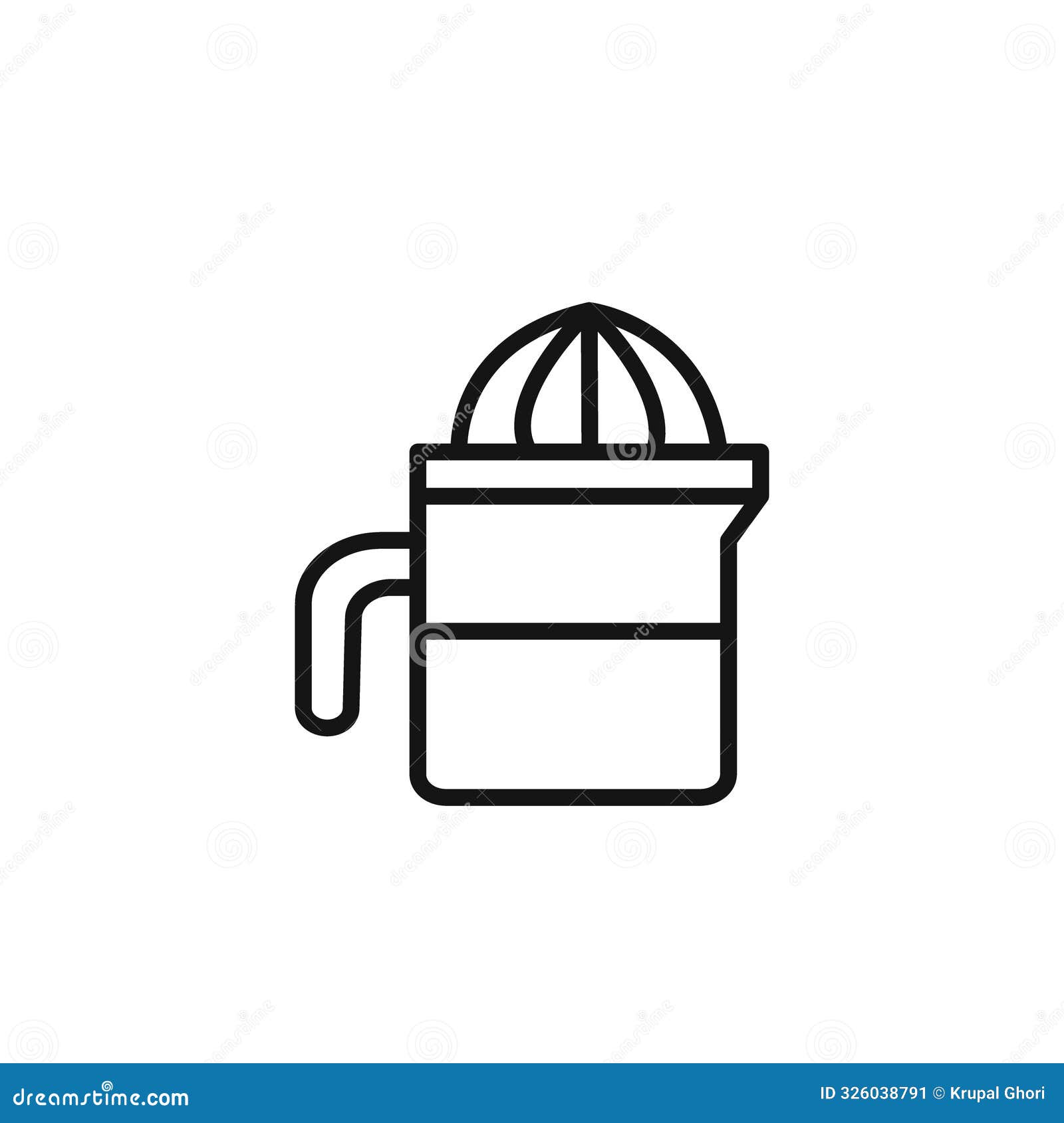 Lemon Squeezer Logo Sign Vector Outline Stock Vector - Illustration of ...