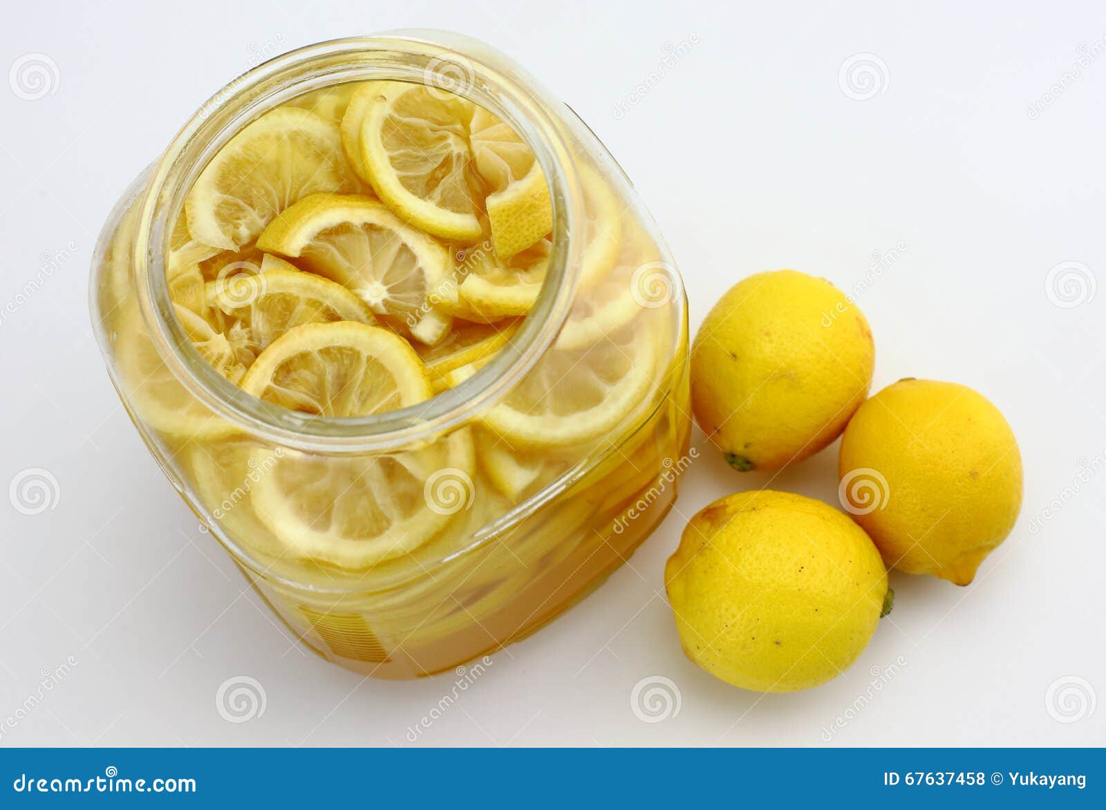 Lemon Syrup and Fresh Lemon Stock Photo - Image of lemons, fruit: 67637458