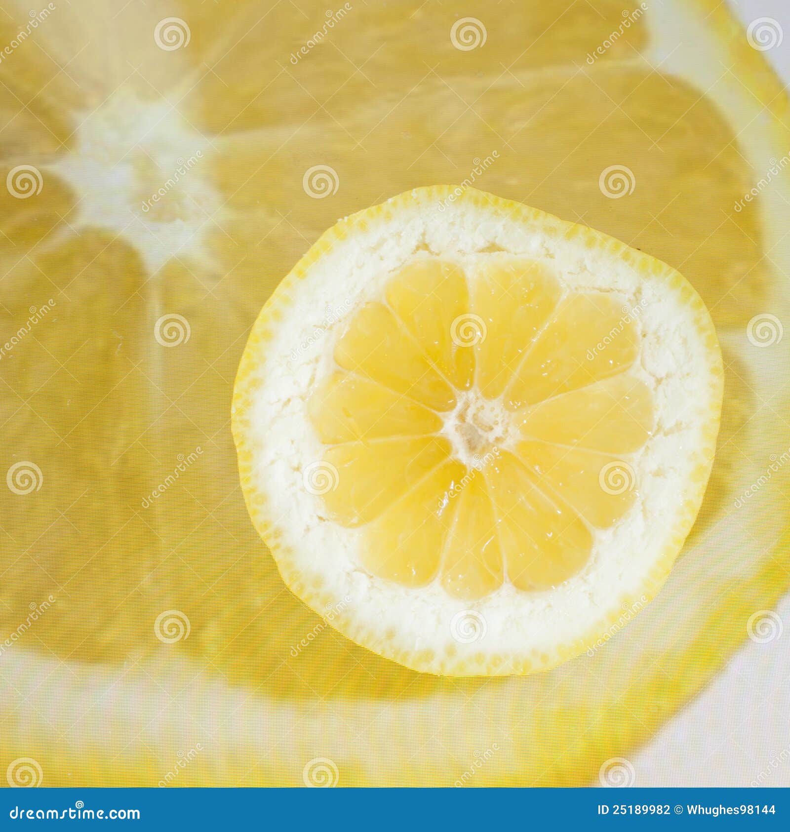 Lemon on a tablet stock photo. Image of isolated, macro - 25189982