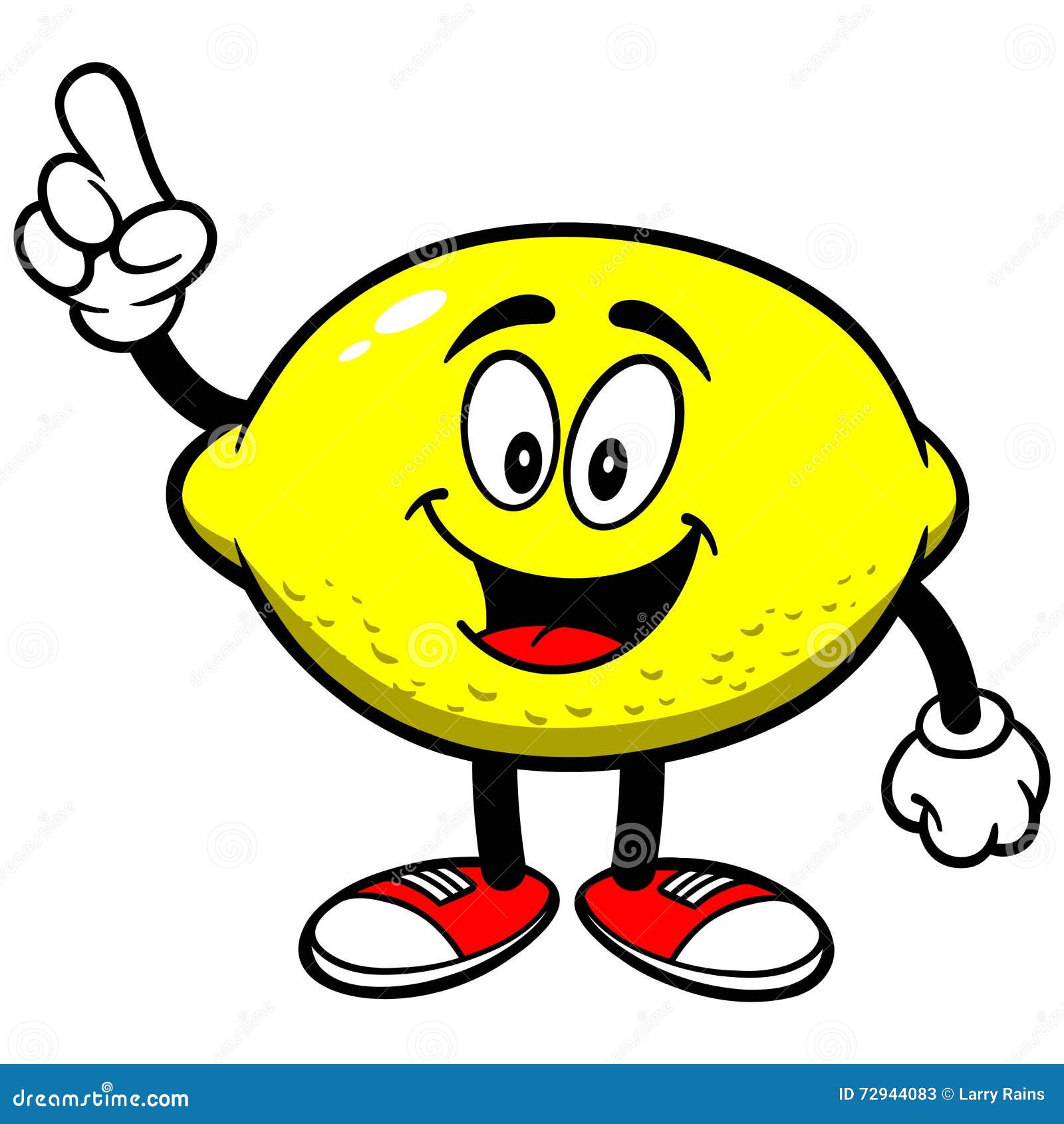 Lemon Talking stock vector. Illustration of eating, citrus - 72944083