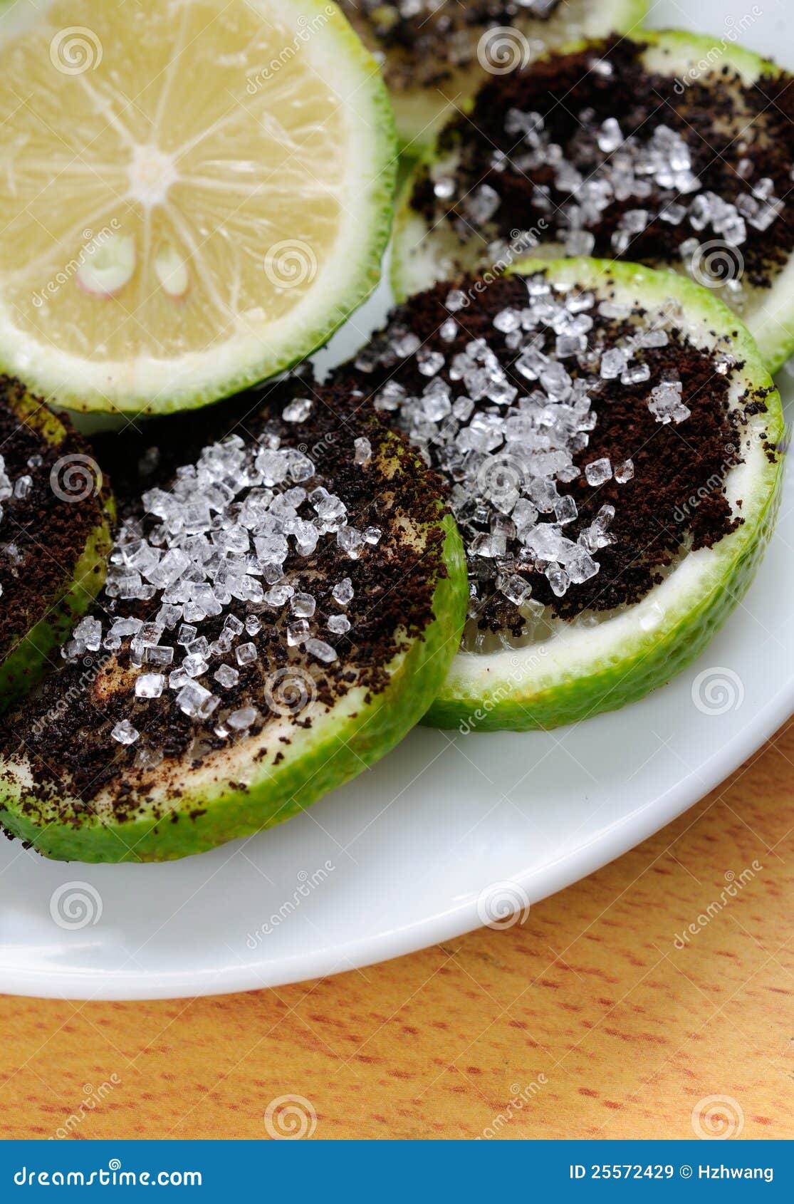 Lemon thin slice stock image. Image of sweet, sugar, refreshing - 25572429