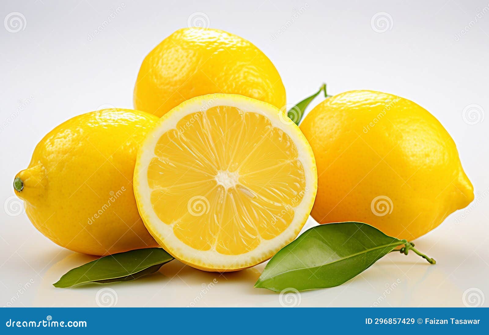 Lemon on Transparent Background -Generative Ai Stock Illustration ...