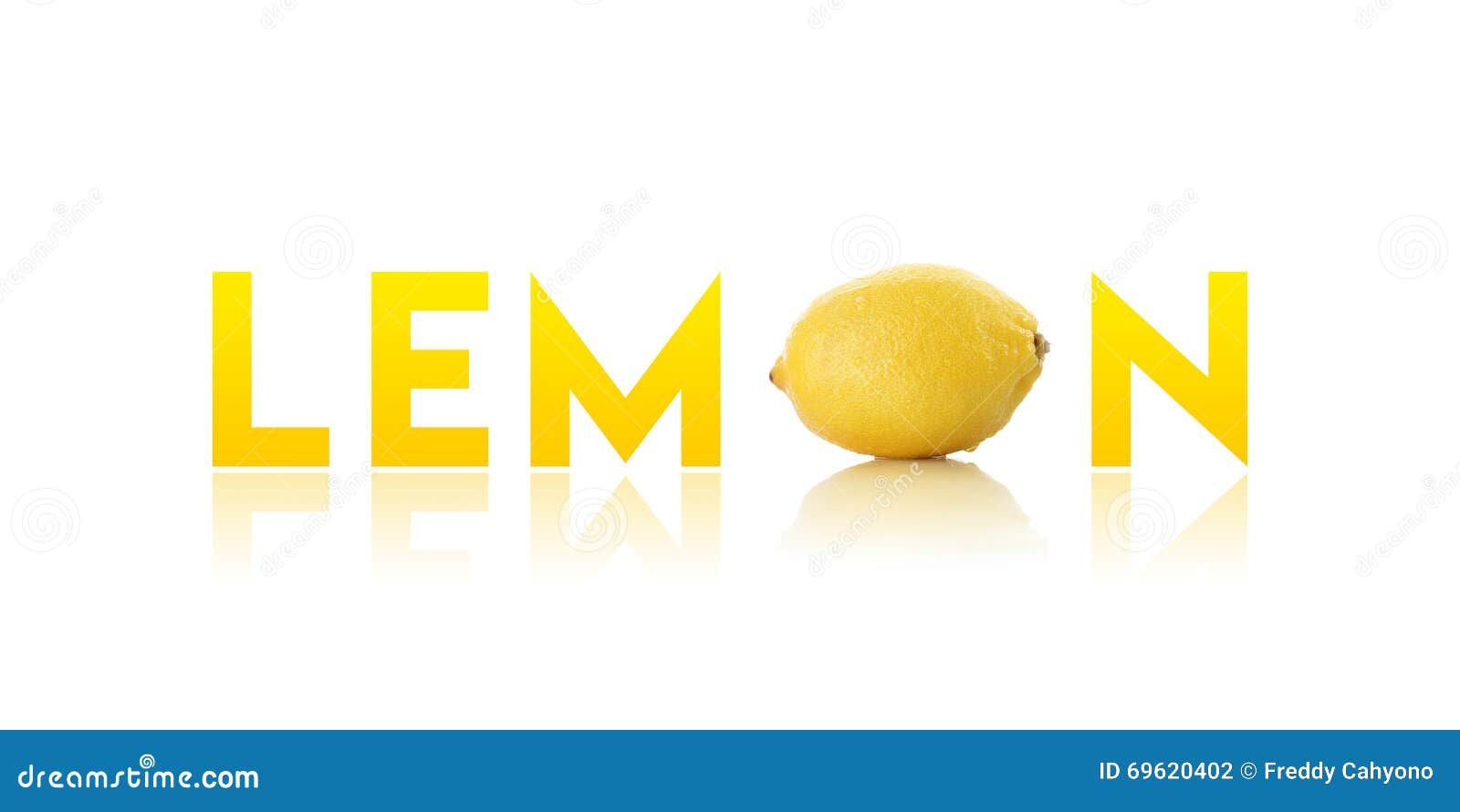 Lemon - typography design stock photo. Image of child - 69620402