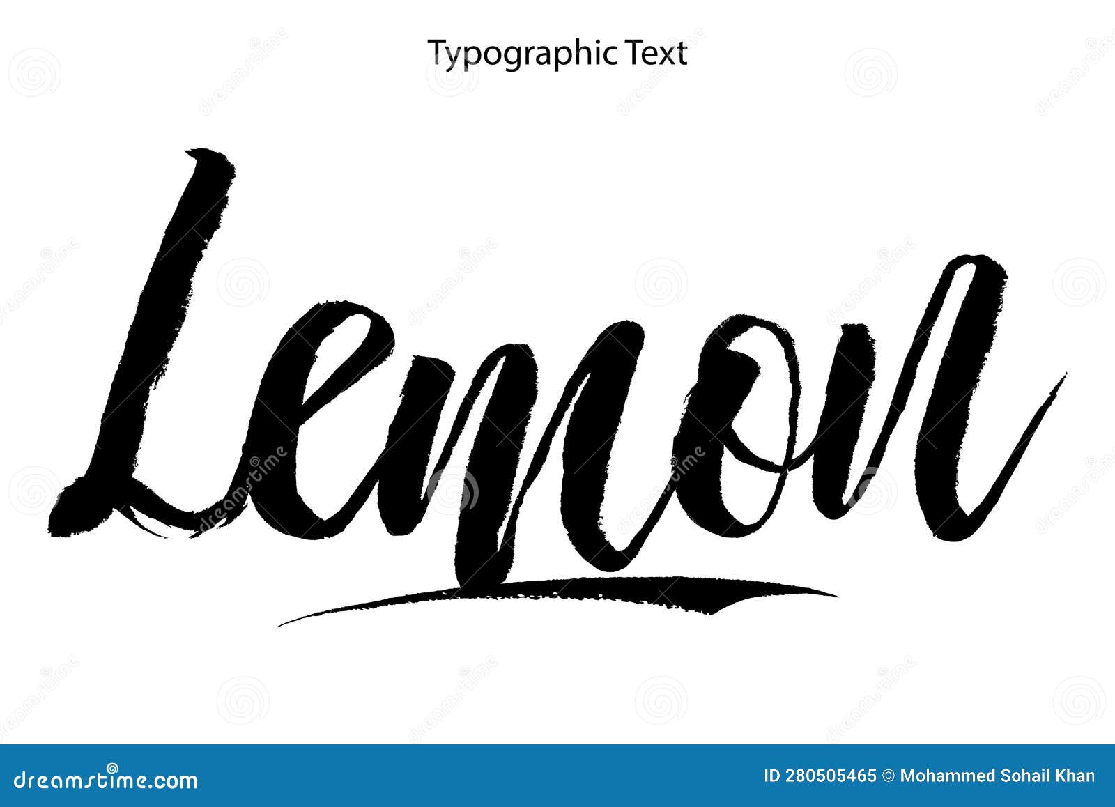 Lemon Typography Lettering Text Vector Design Quote Stock Vector ...