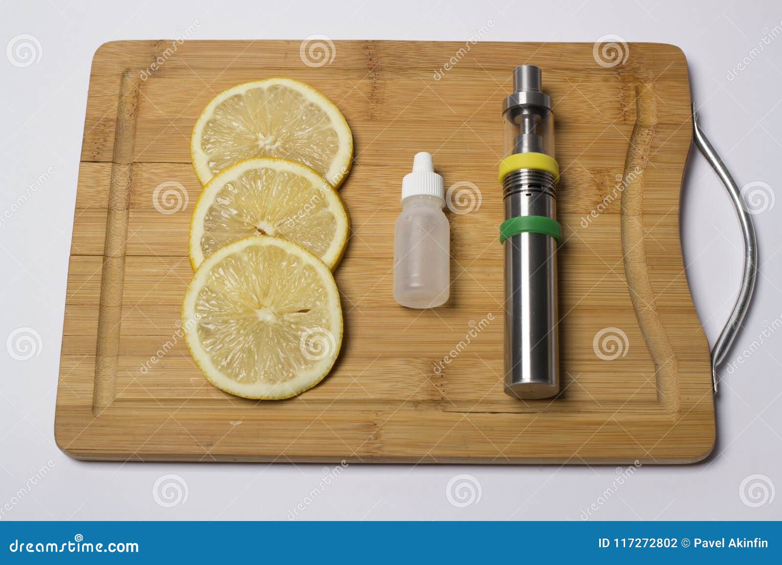Lemon vaping liquid stock photo. Image of driptip, liquid - 117272802