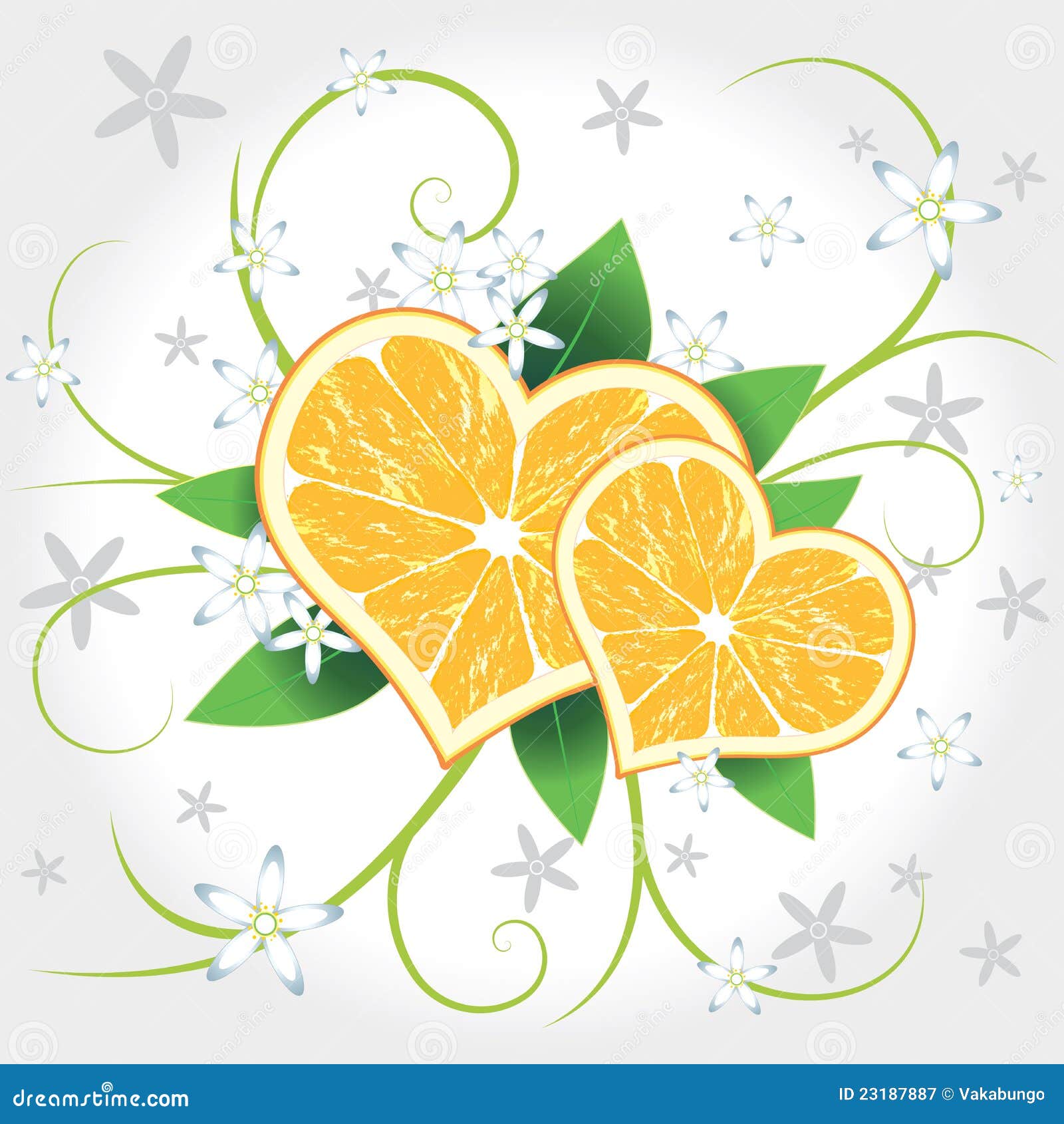 Lemon Vector Hearts with Swirl Stock Vector - Illustration of berries ...