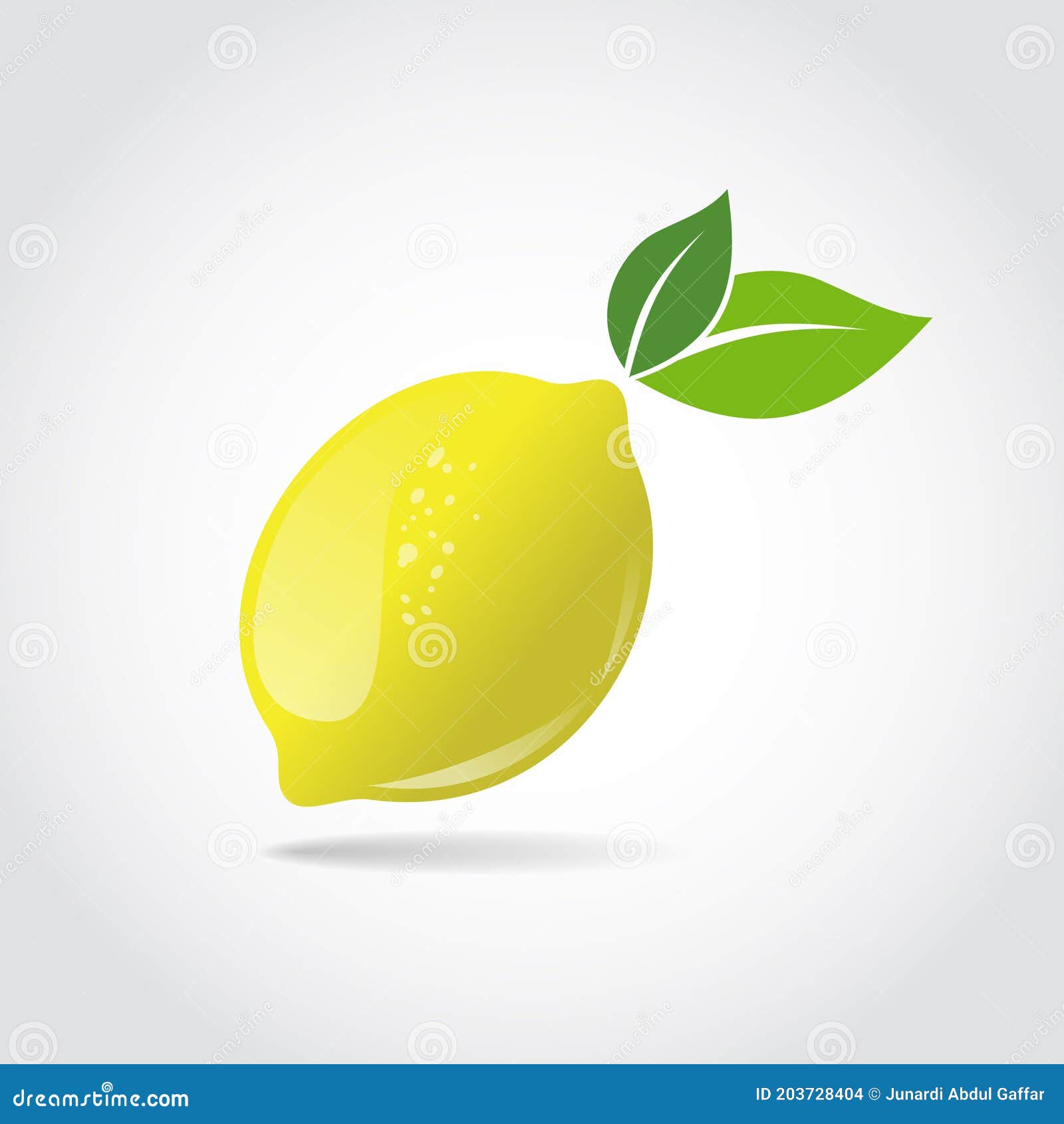 Lemon Vector Illustration Eps.10 Stock Vector - Illustration of yellow ...