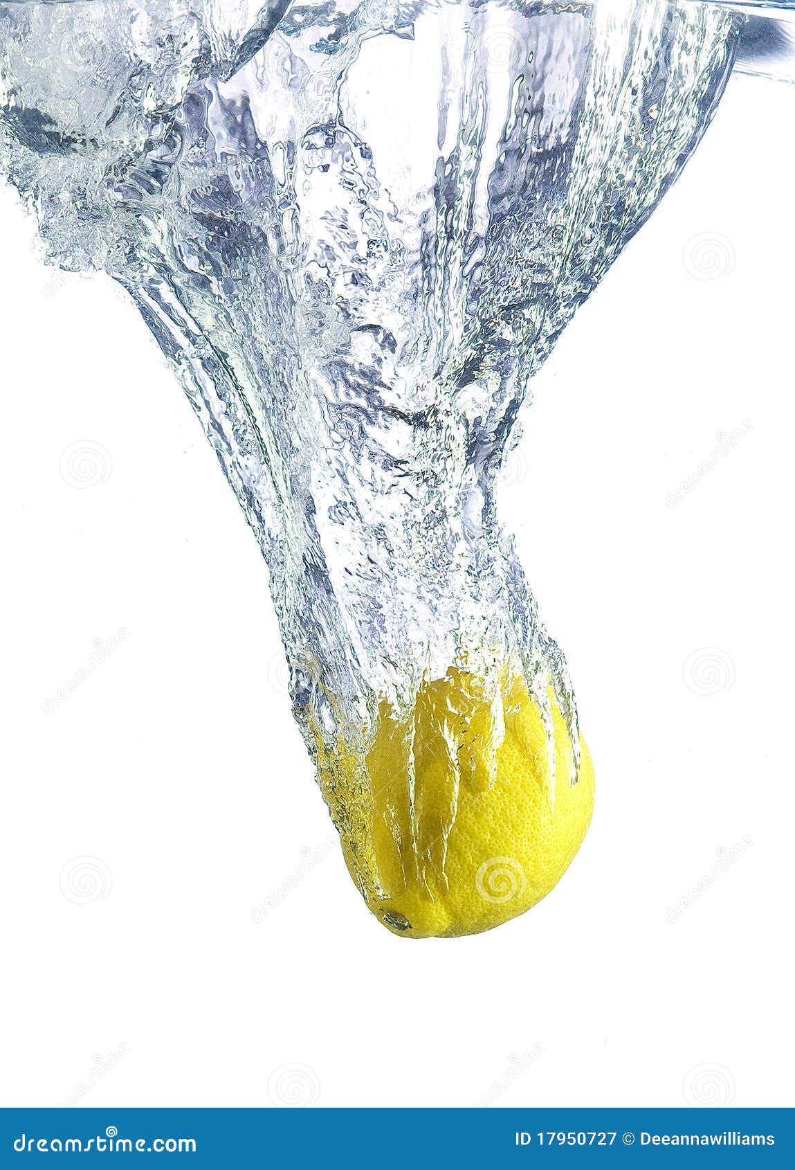 Lemon in water stock image. Image of motion, flowing - 17950727