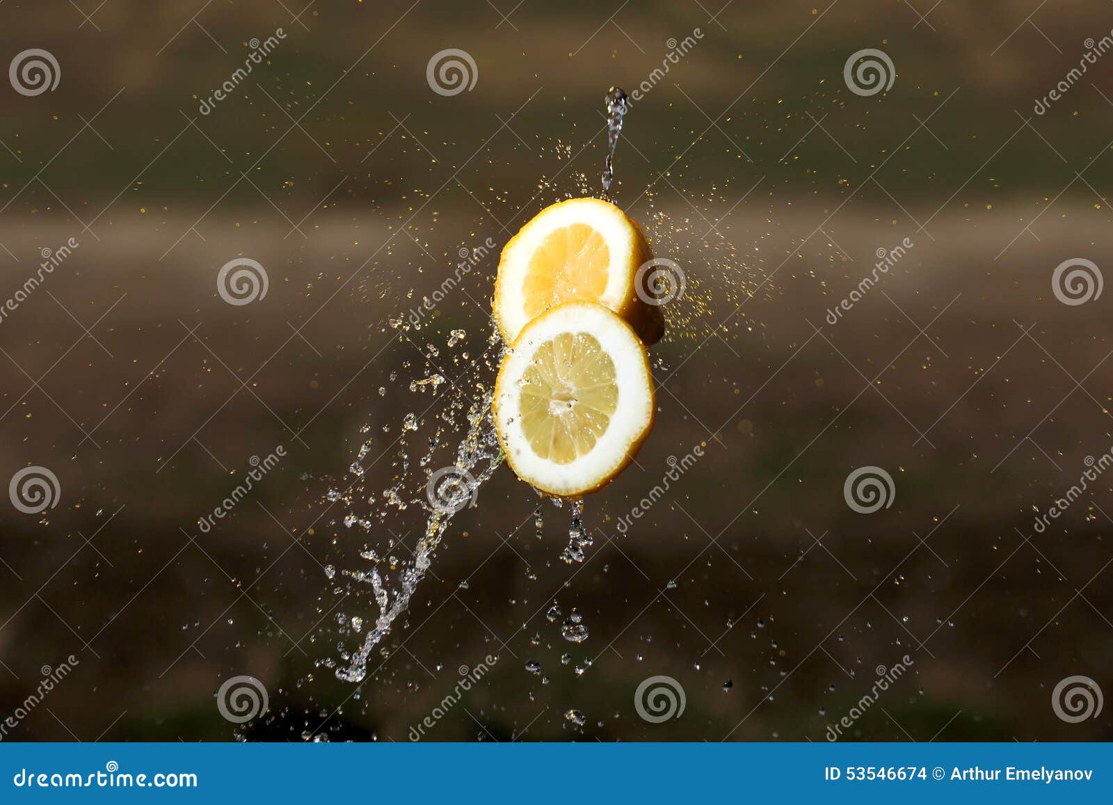 Lemon water drops stock photo. Image of food, drop, healthy - 53546674