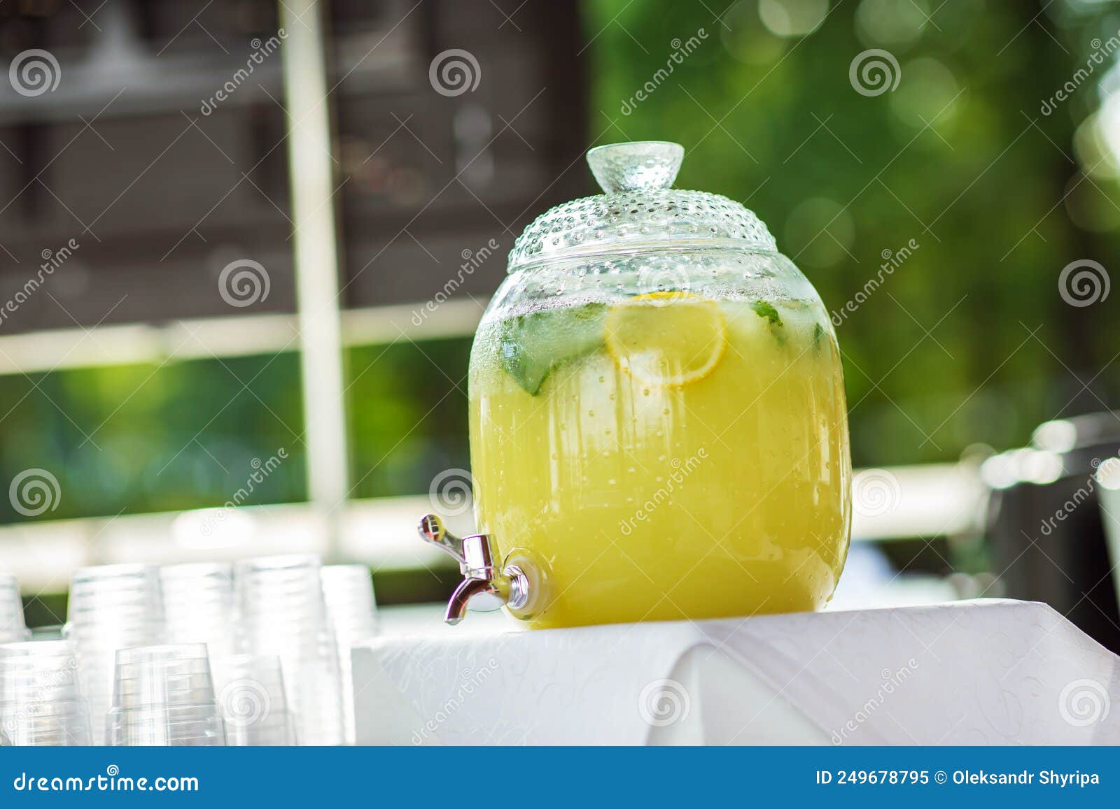 Lemon Water, for a Refreshment Table at Team Building Reception - Drink ...