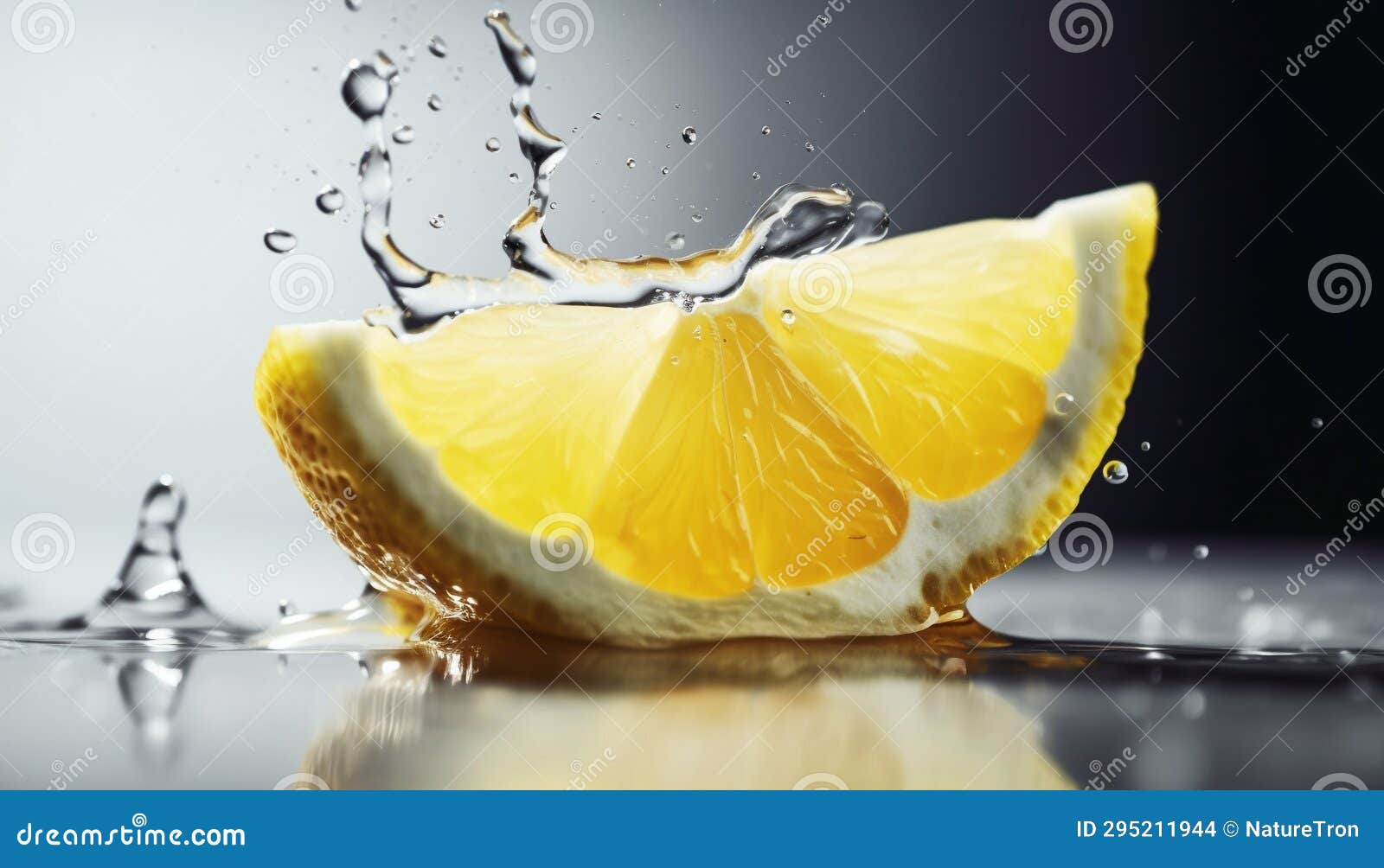 Lemon in Water Splash Lemon in Water Stock Illustration - Illustration ...