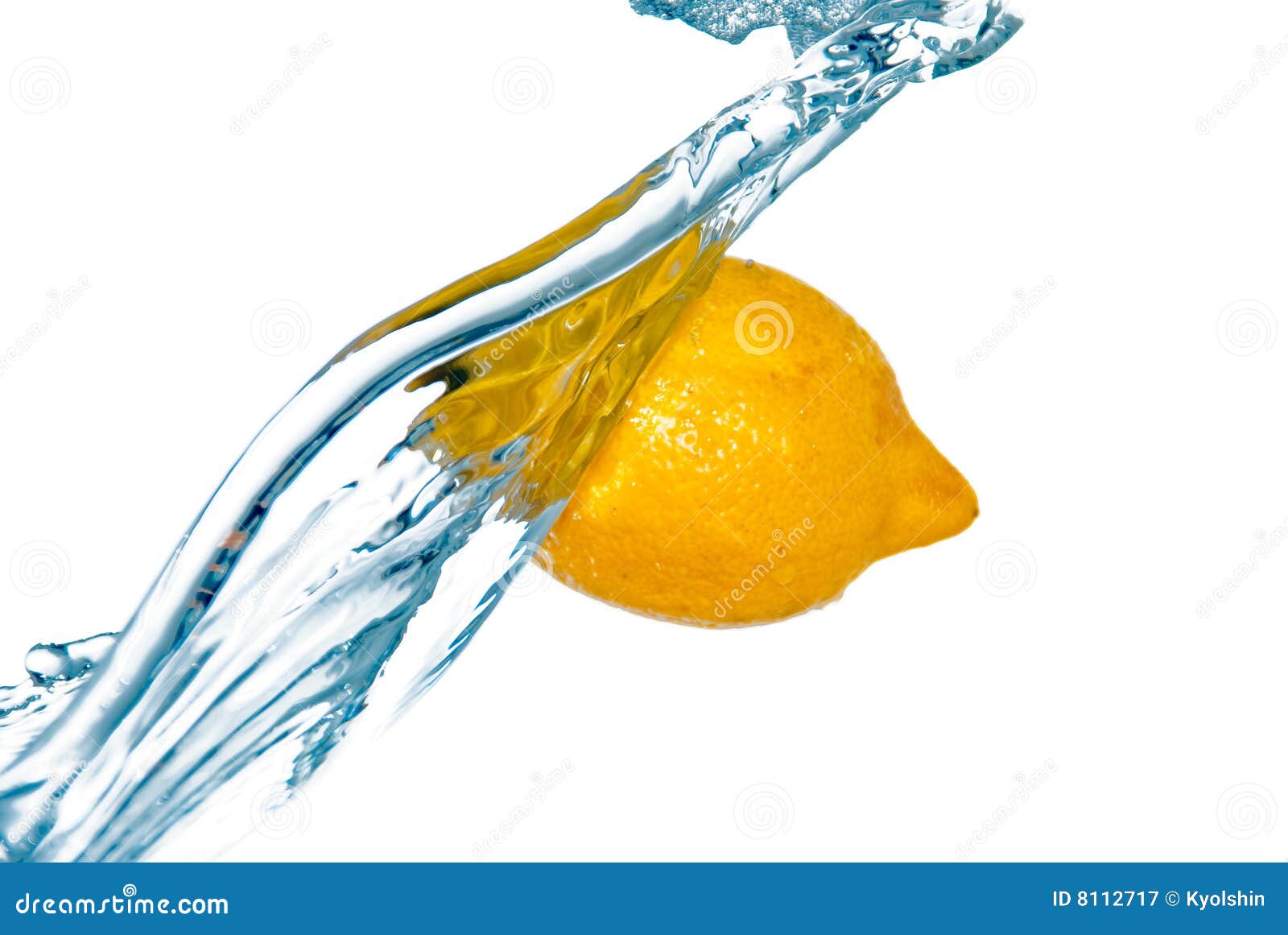 Lemon water splash stock image. Image of washing, nature - 8112717
