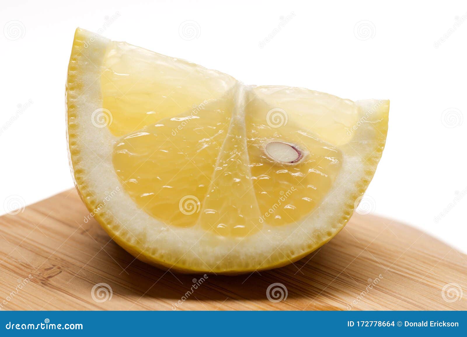 Lemon Wedge stock photo. Image of fruit, shot, cross - 172778664