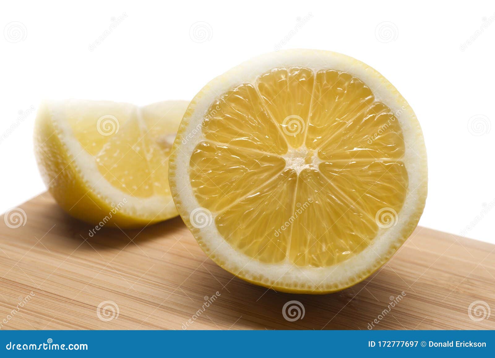 Lemon Wedges and Half stock image. Image of citrus, shot - 172777697