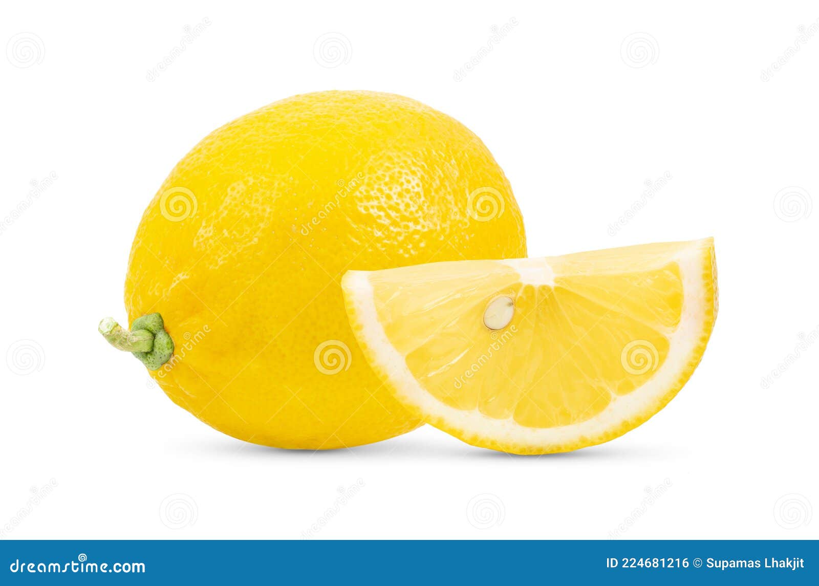 Lemon on white background stock photo. Image of fresh - 224681216