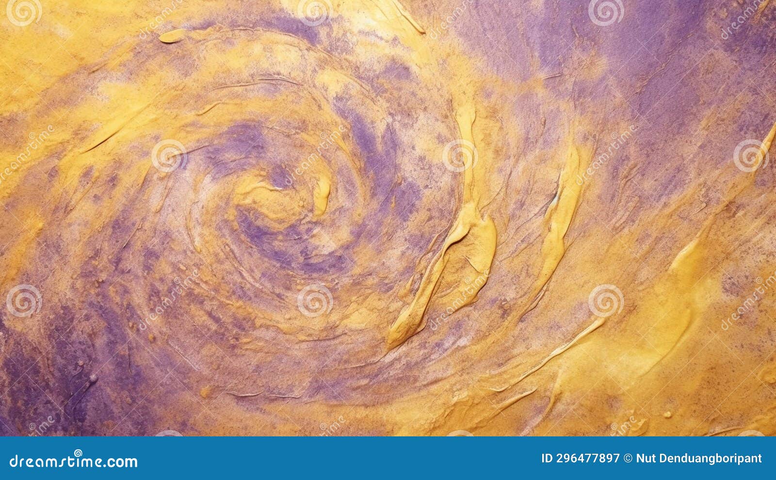 Lemon Yellow and Lavender Swirling Swirls Abstract Pattern Stock ...
