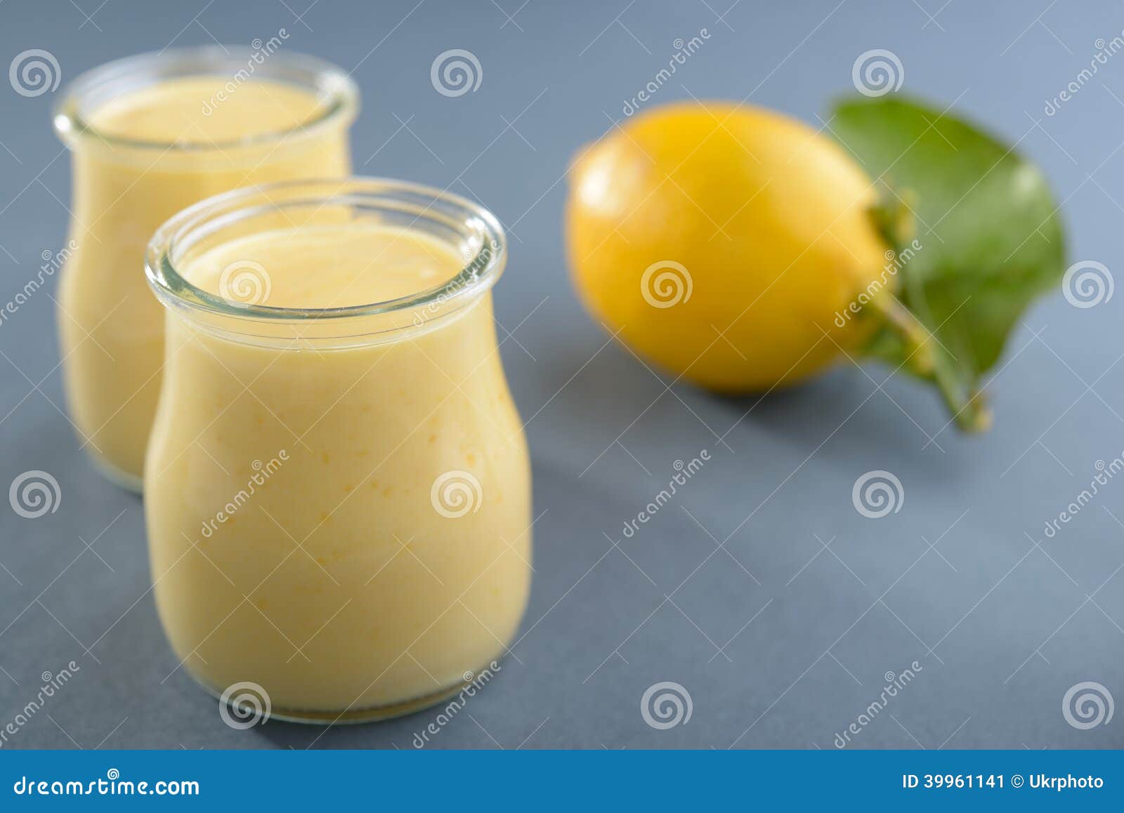 Lemon yogurt stock image. Image of fruit, green, food - 39961141