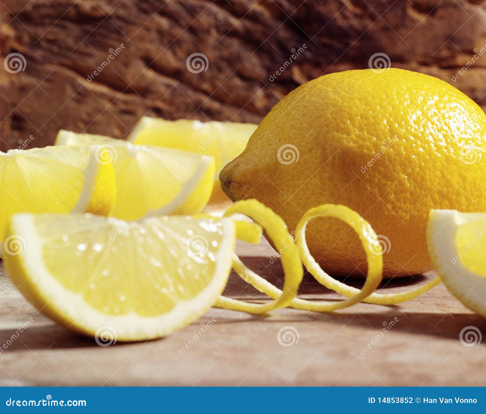 Lemon with zest stock photo. Image of oval, spring, yellow - 14853852