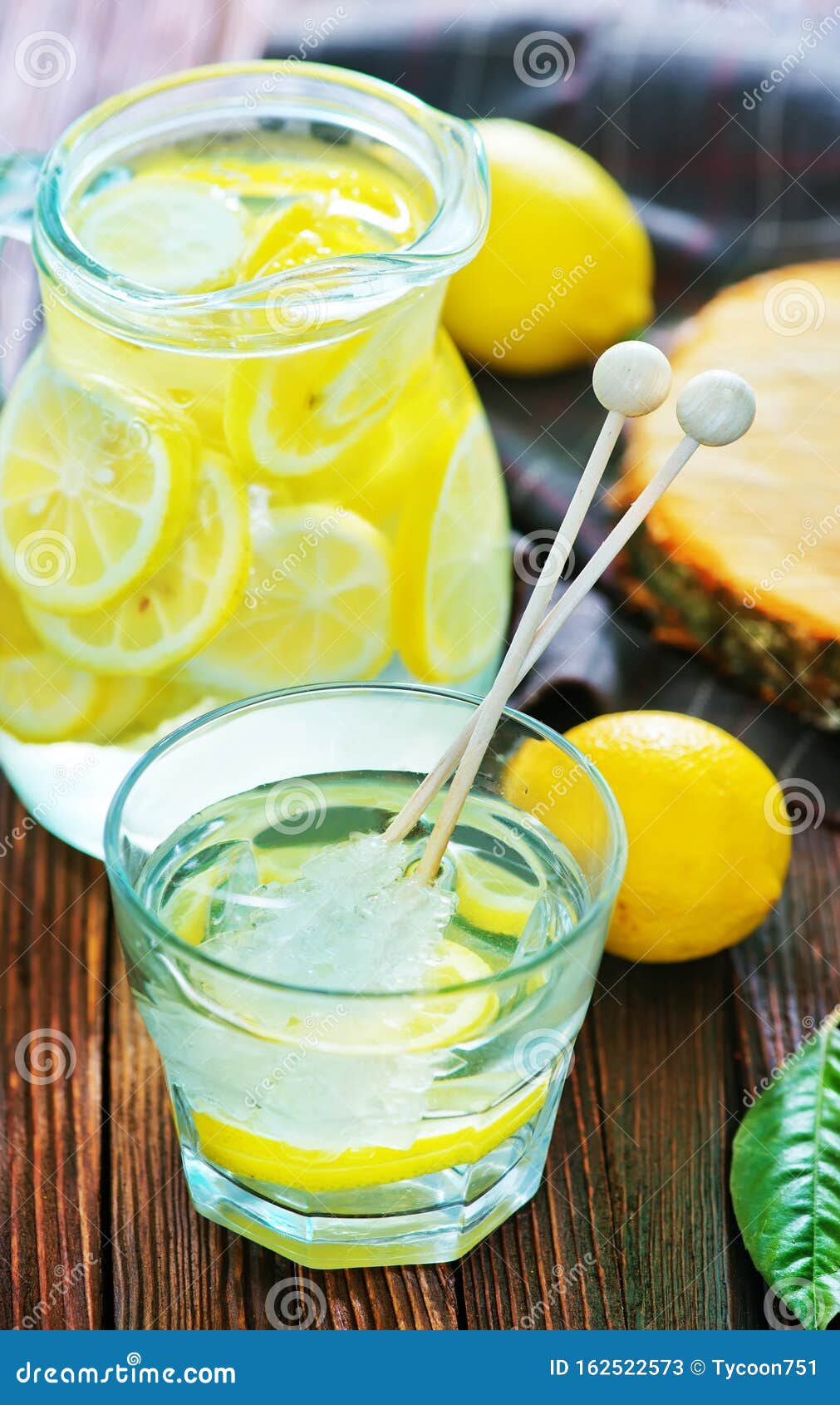 Lemonad stock image. Image of mason, liquid, fresh, fruit - 162522573