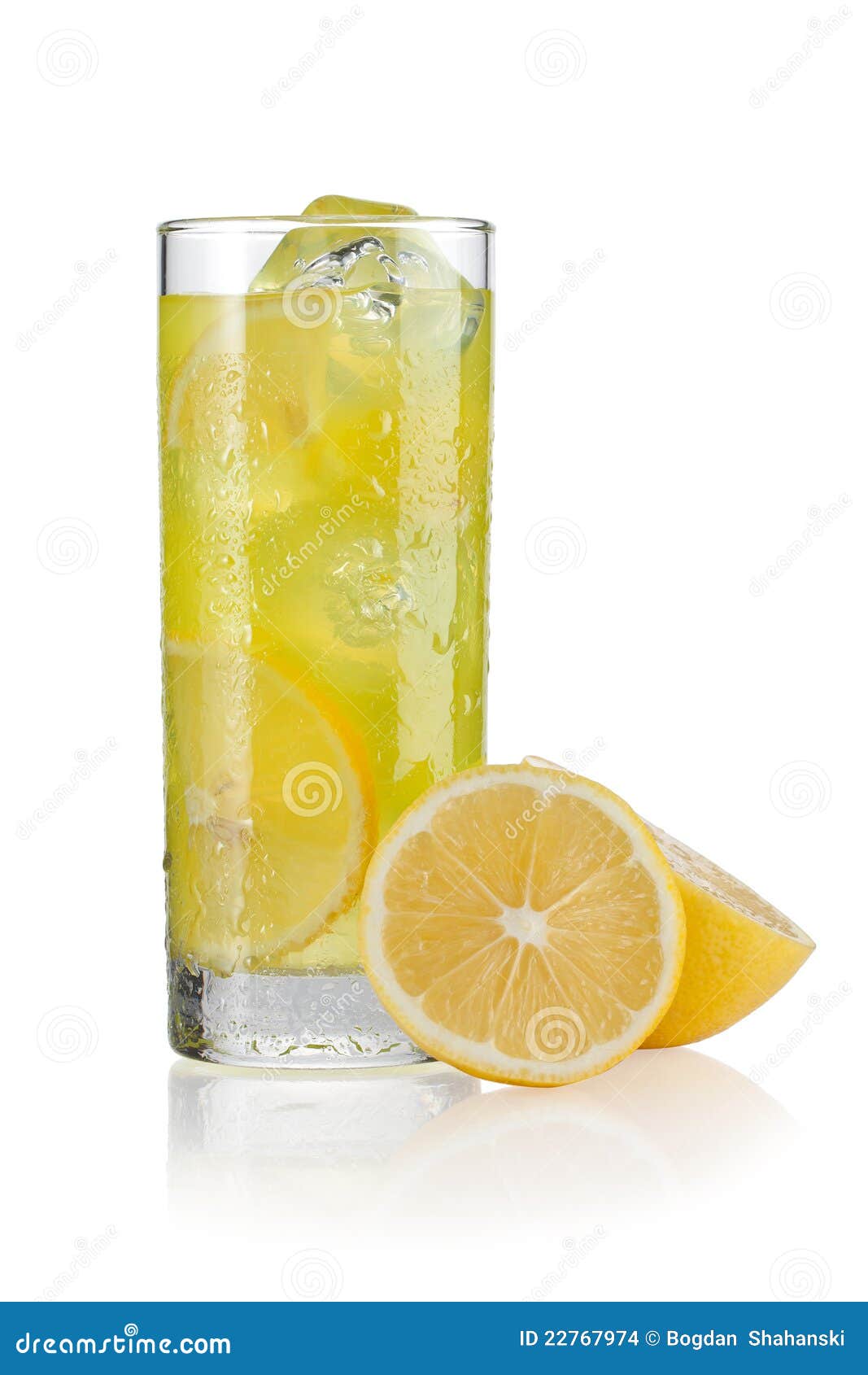 Lemonade stock photo. Image of beverage, water, reflection - 22767974