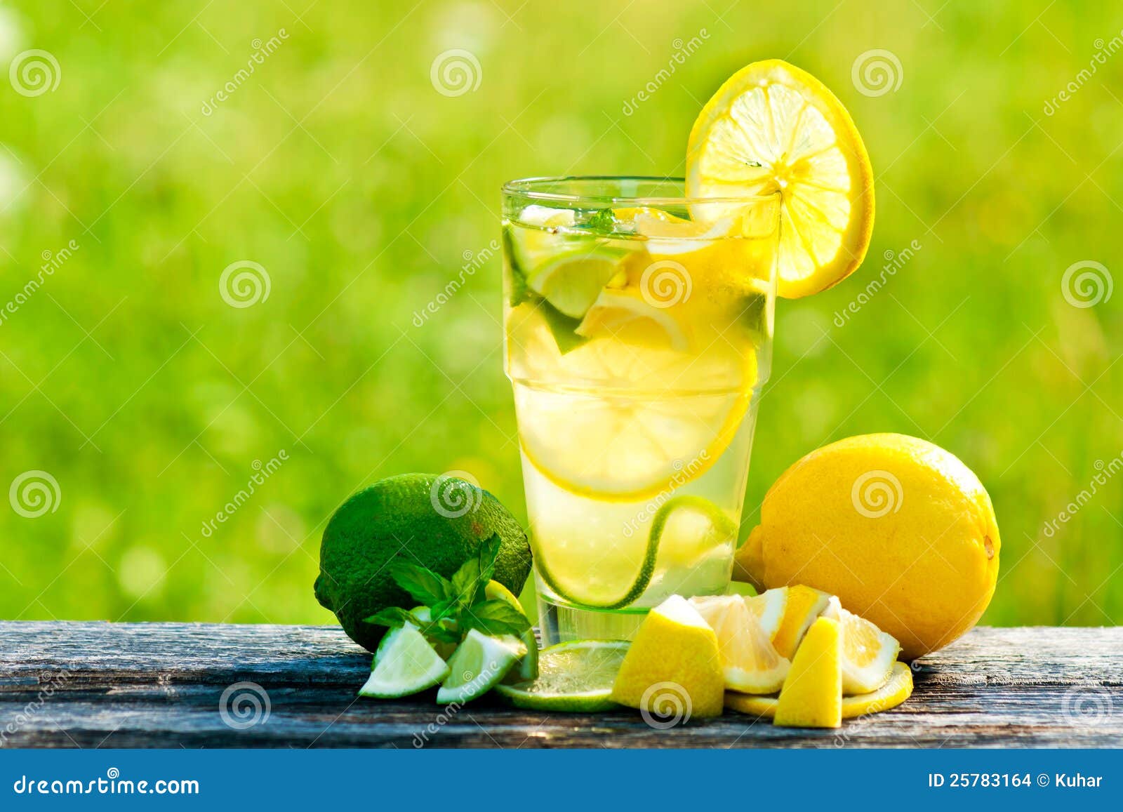 Lemonade stock photo. Image of outdoors, sunlight, glass - 25783164