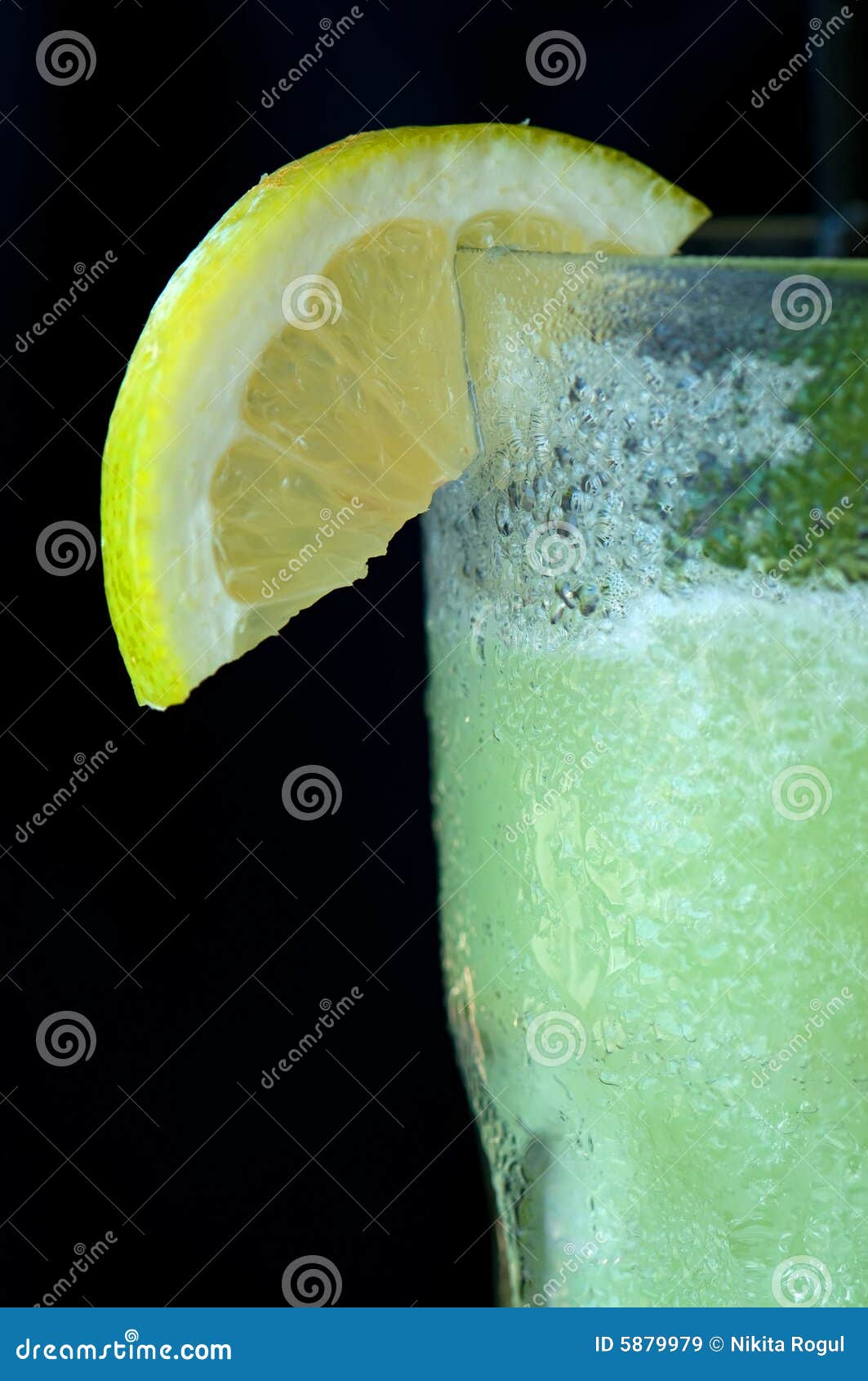 Lemonade stock image. Image of glass, cold, isolated, lemon - 5879979