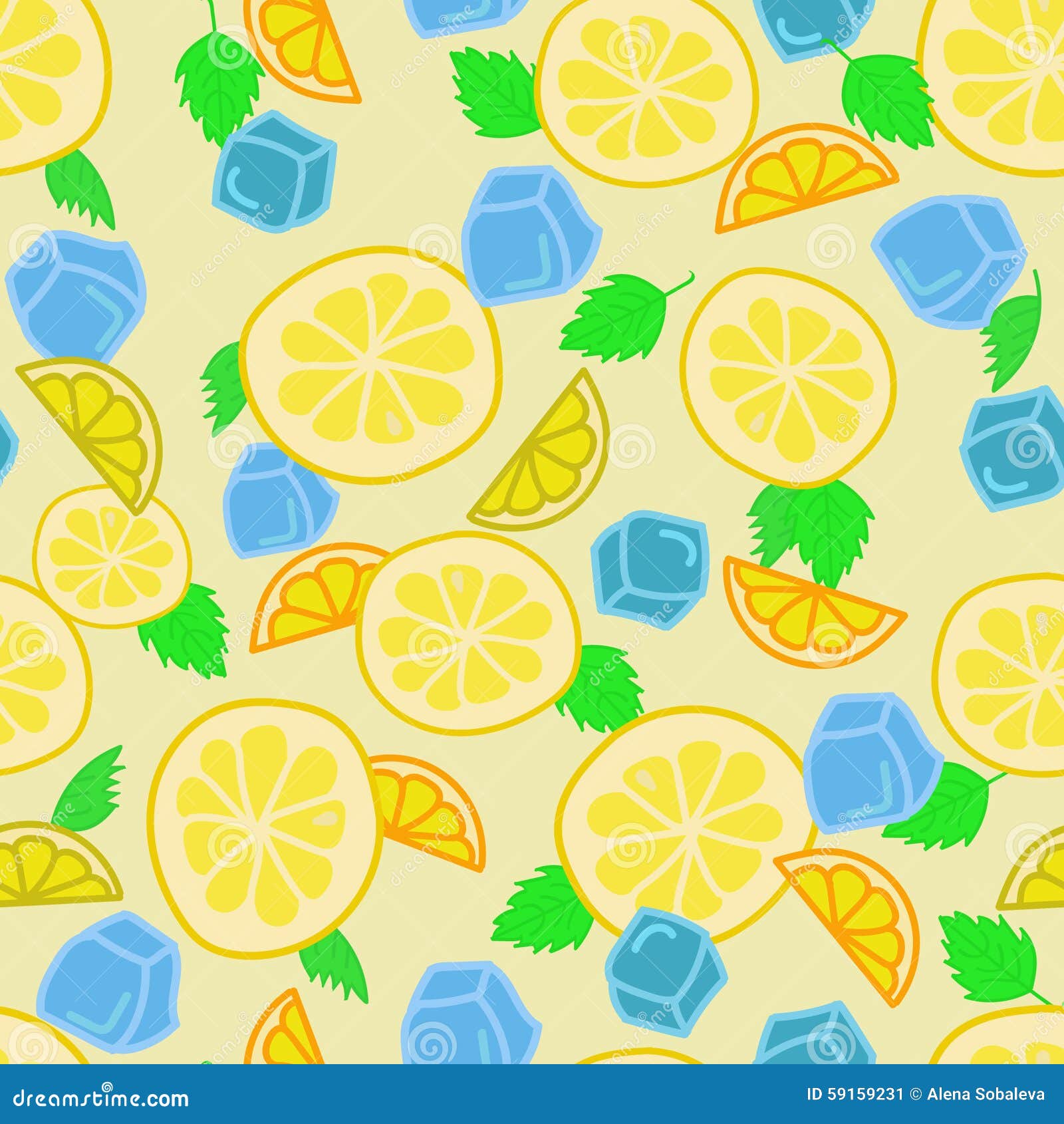 Lemonade background stock vector. Illustration of pattern - 59159231