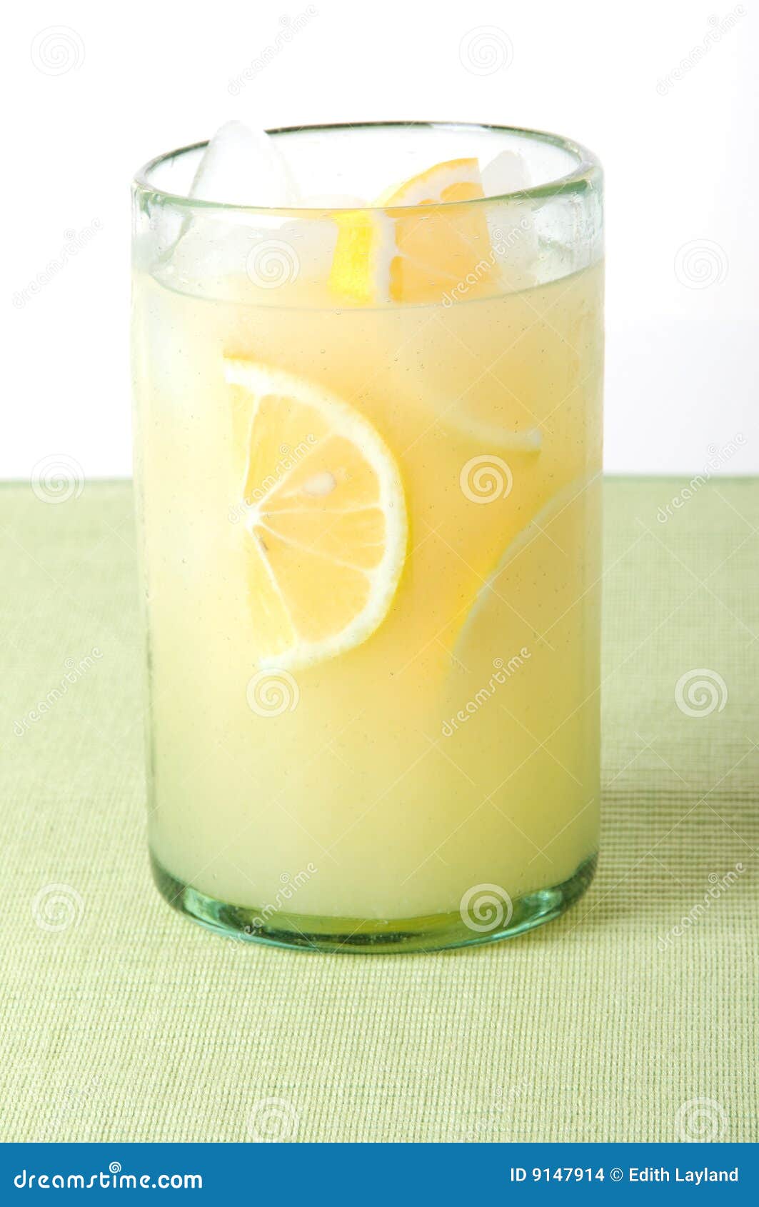 Lemonade with Green stock photo. Image of tasty, white - 9147914
