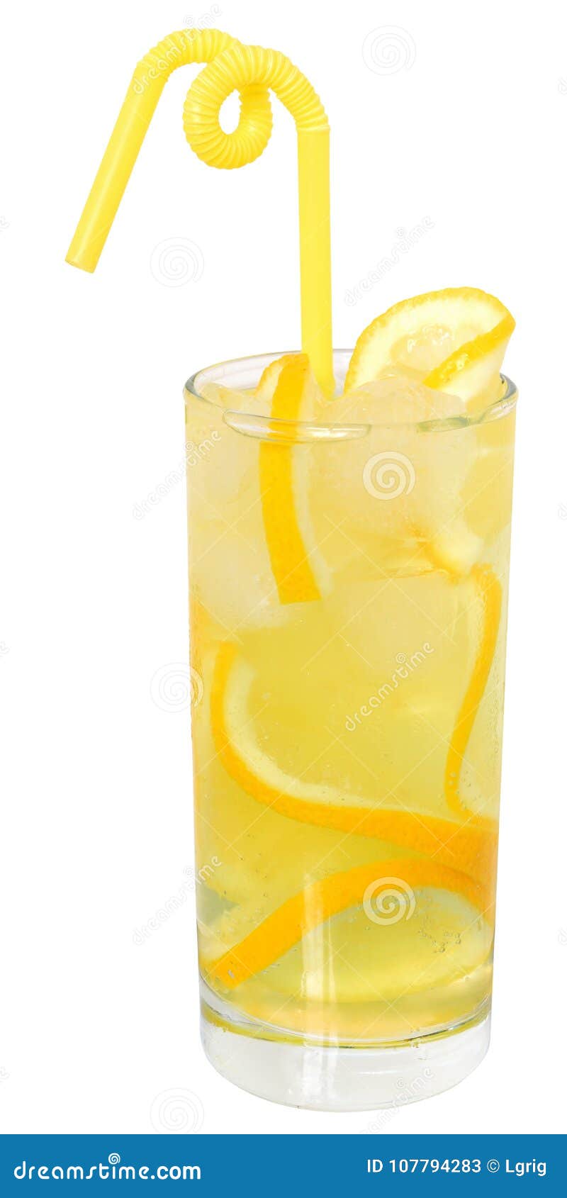 Lemonade with ice cubes stock image. Image of drink - 107794283
