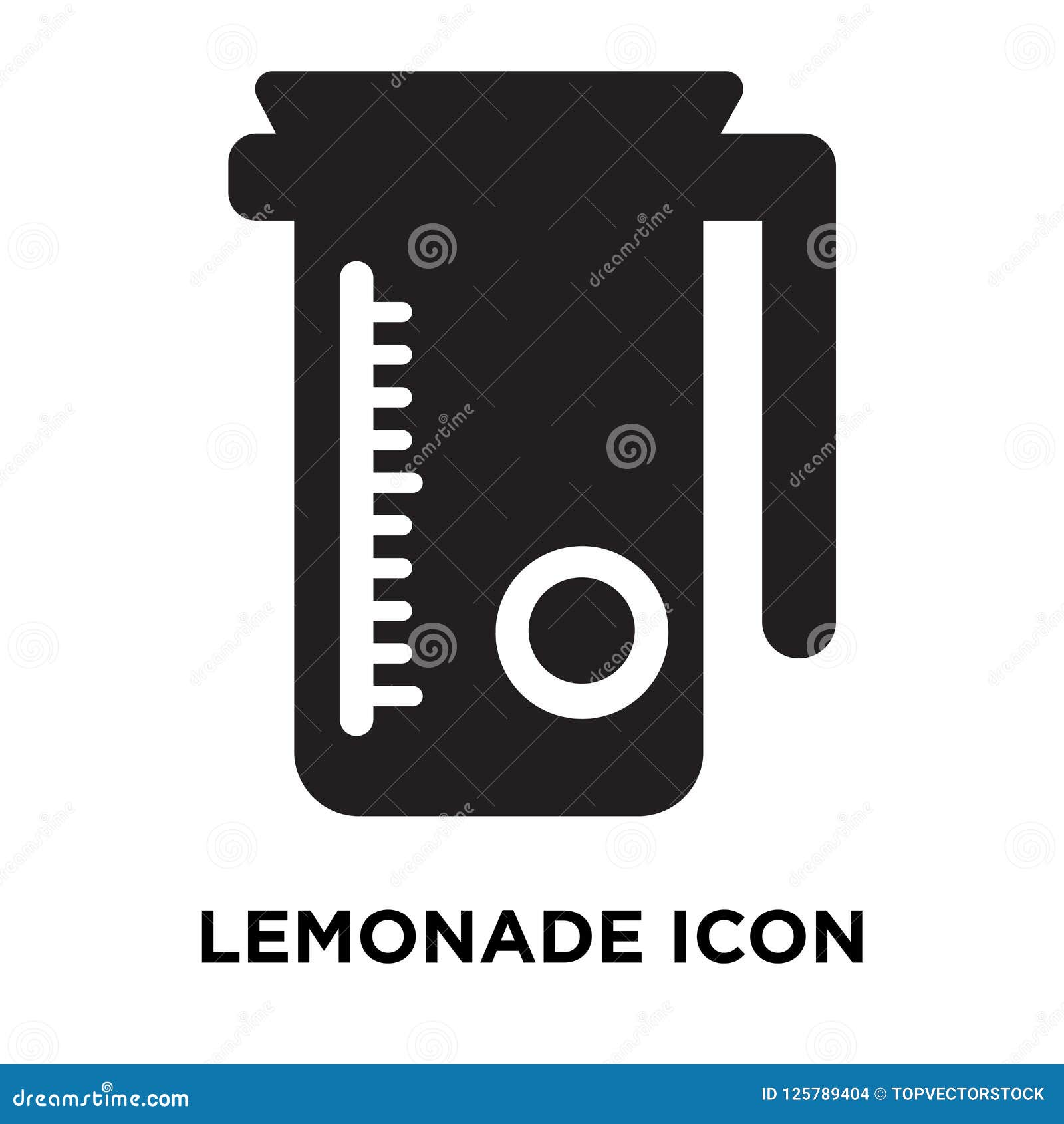 Lemonade Icon Vector Isolated on White Background, Logo Concept Stock ...