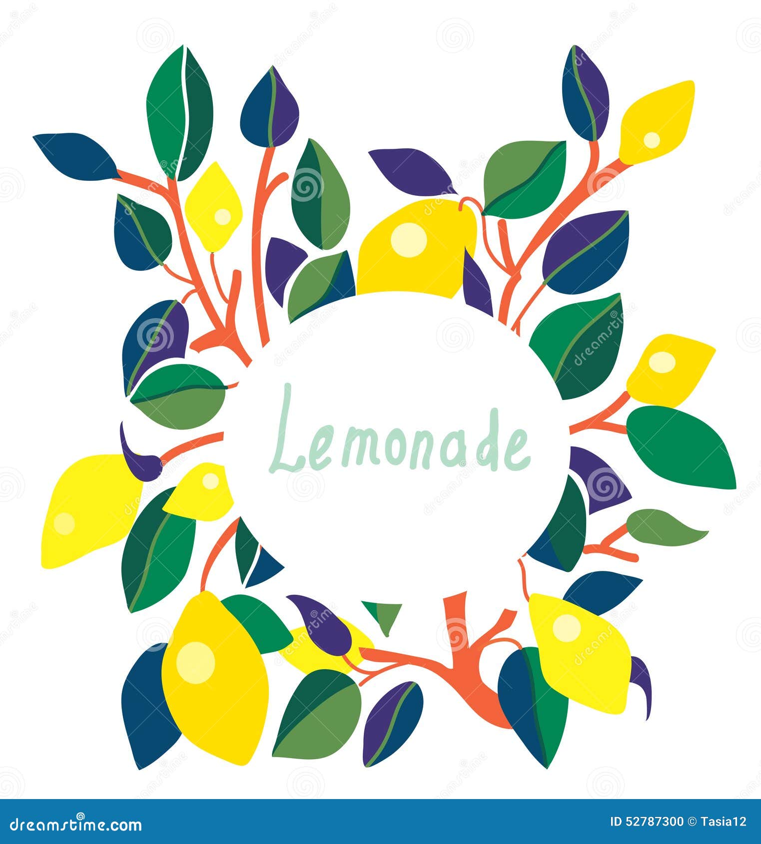 Lemonade Label - Bright Design Stock Vector - Illustration of health ...