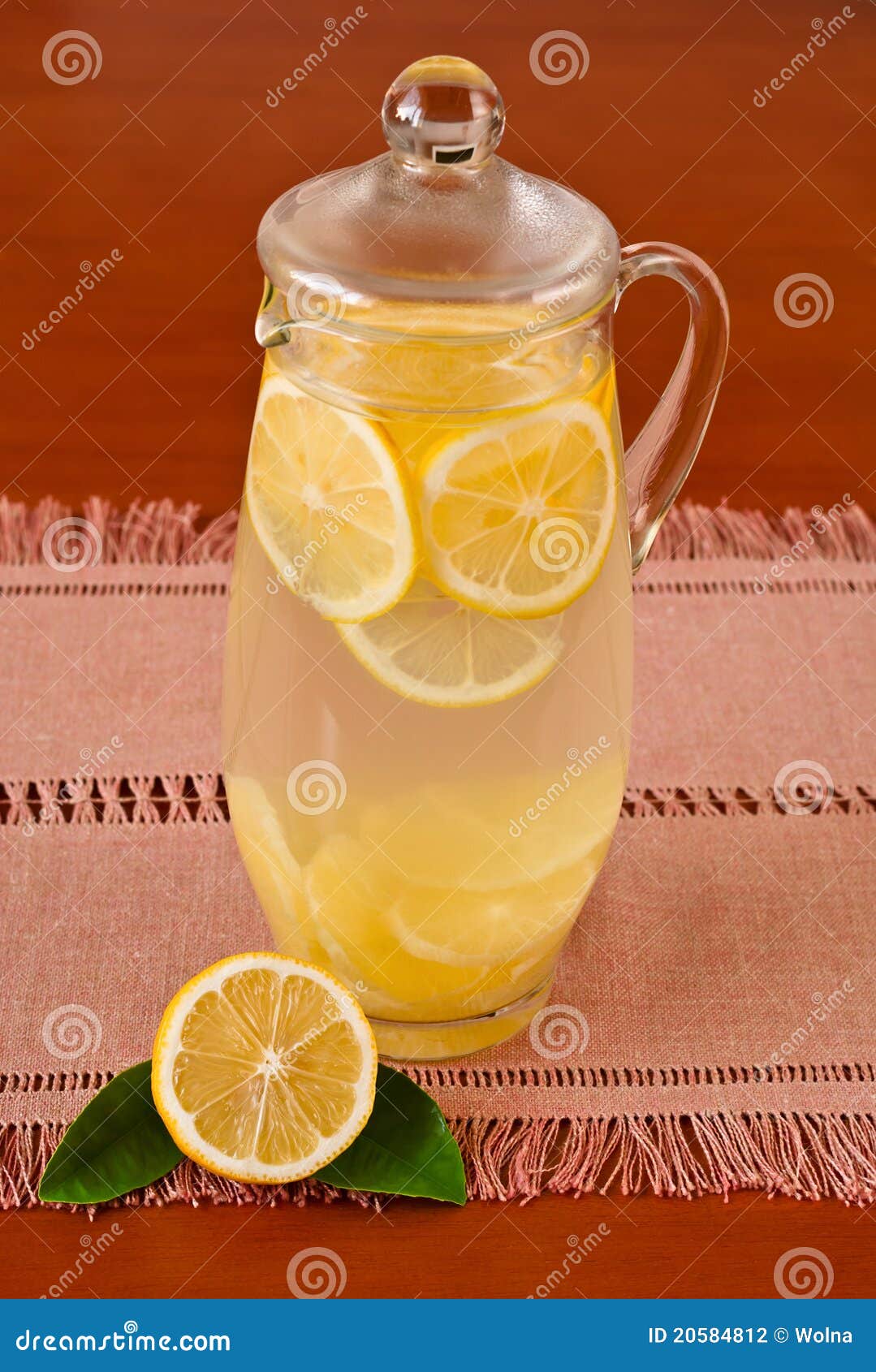 Lemonade Pitcher stock photo. Image of green, refreshment - 20584812