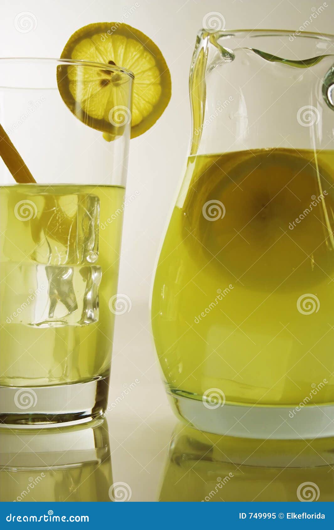 Lemonade in pitcher stock image. Image of southern, lemonade - 749995