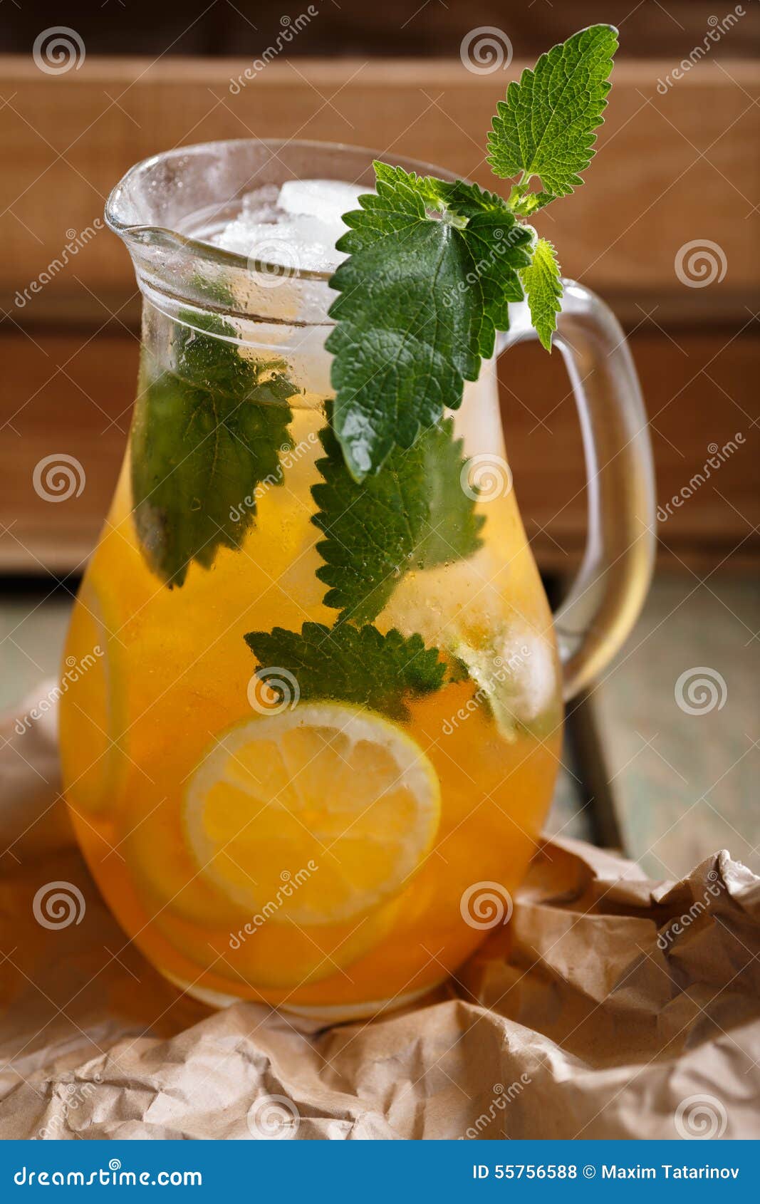 Lemonade pitcher stock photo. Image of drink, iced, detox - 55756588