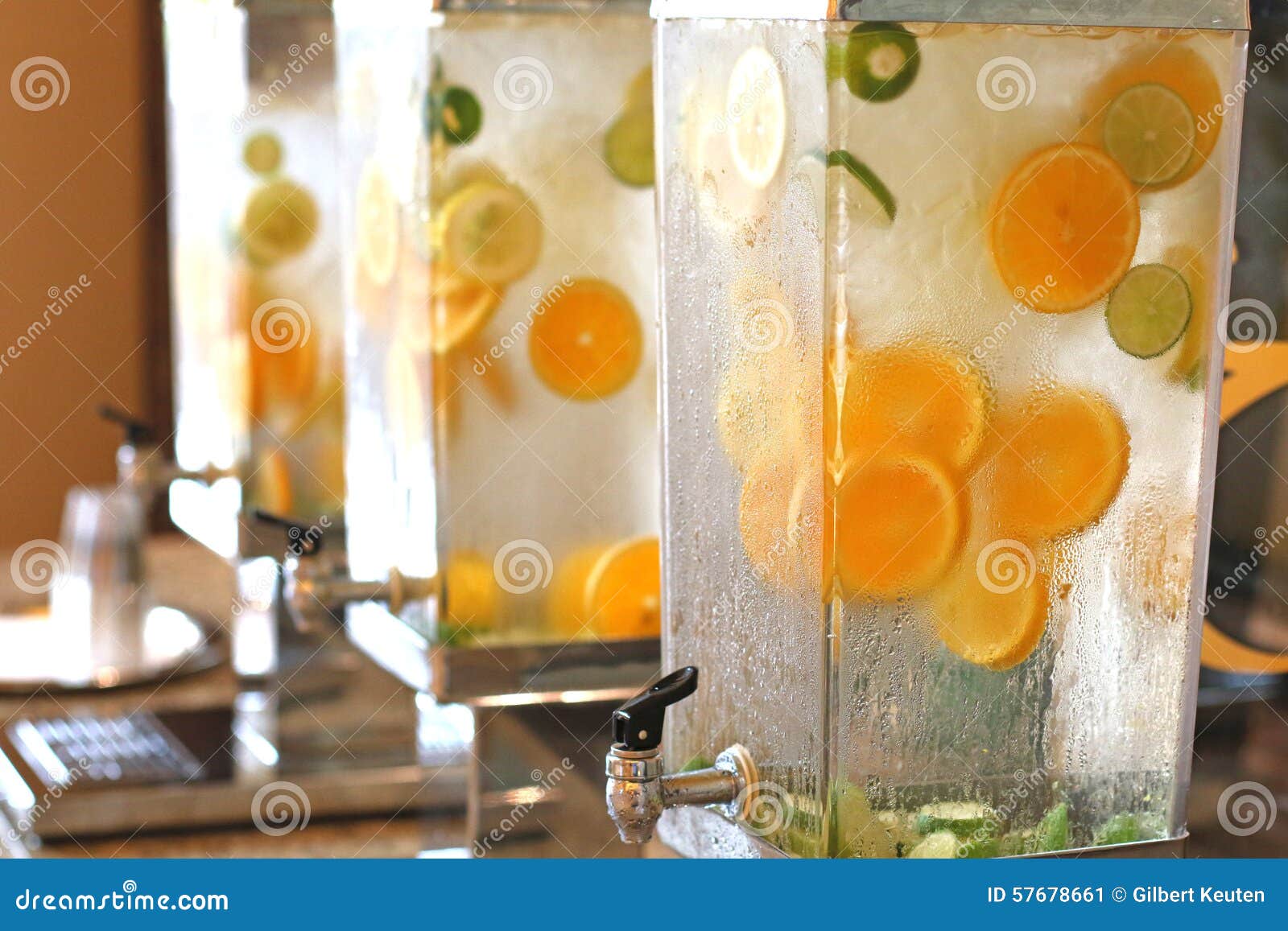 Lemonade servers stock image. Image of servers, natural - 57678661