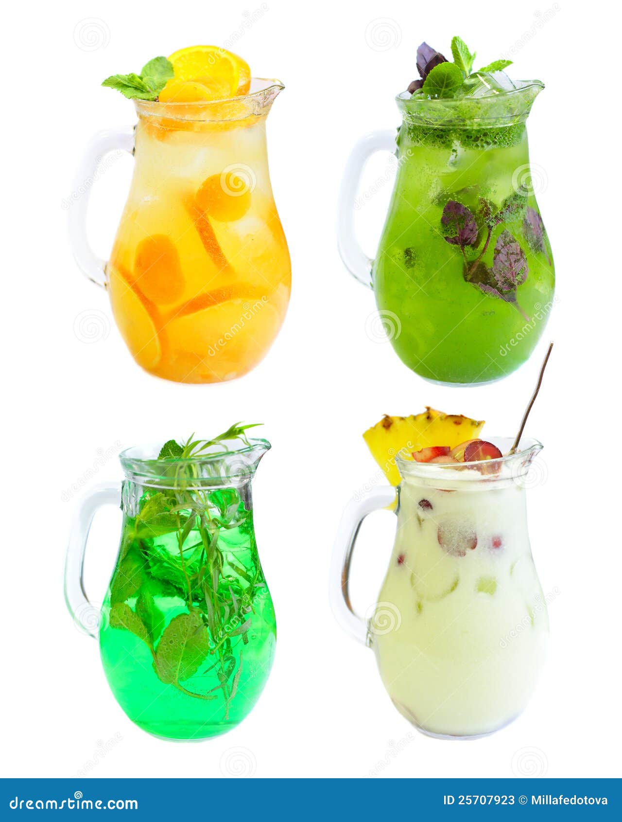 Lemonade set isolated stock image. Image of lime, juicy - 25707923