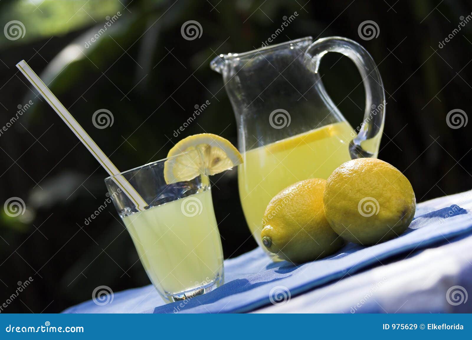 Lemonade setting stock image. Image of pitcher, drink, refreshing - 975629