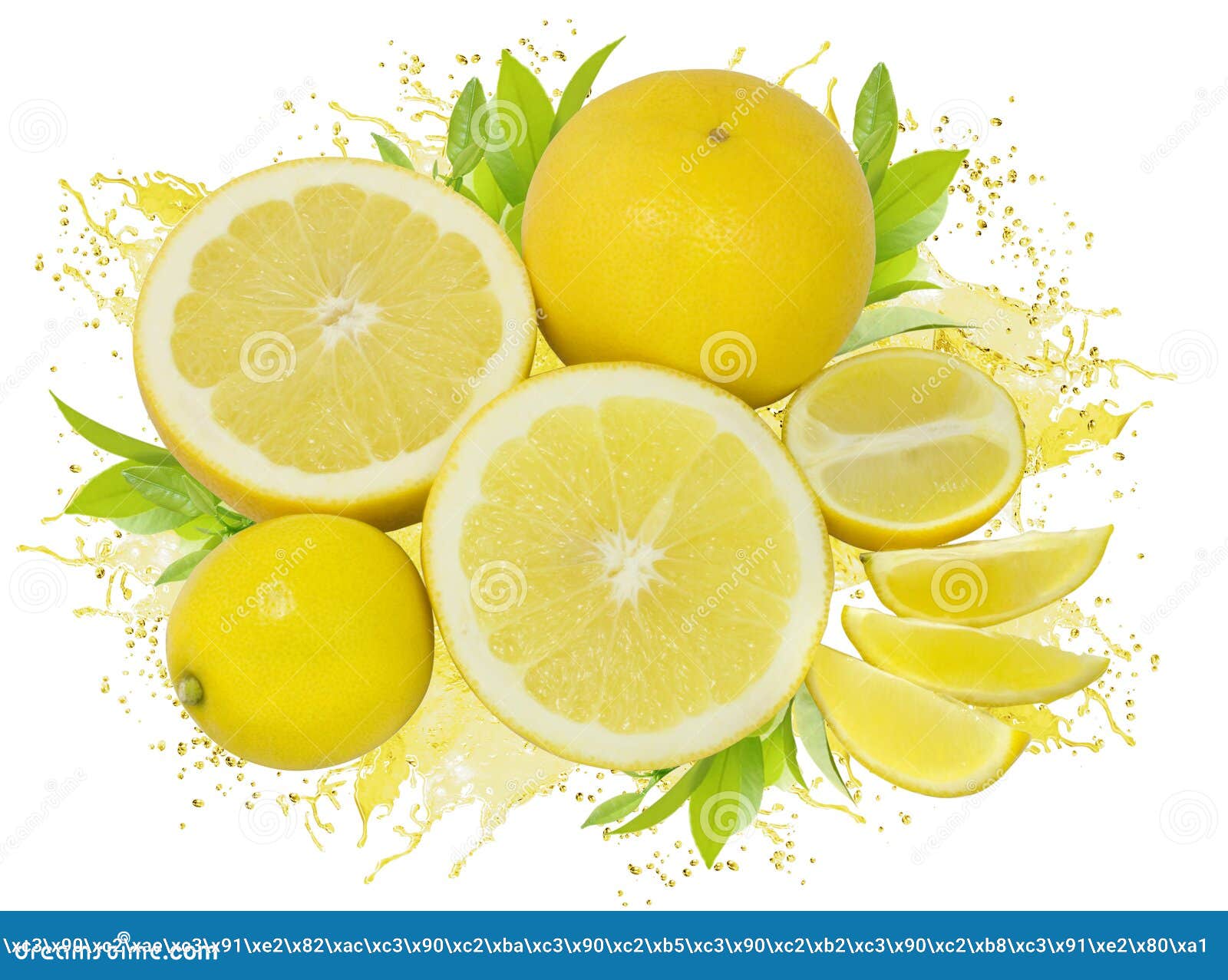 Lemonade Splash Stock Image - Image: 15088101